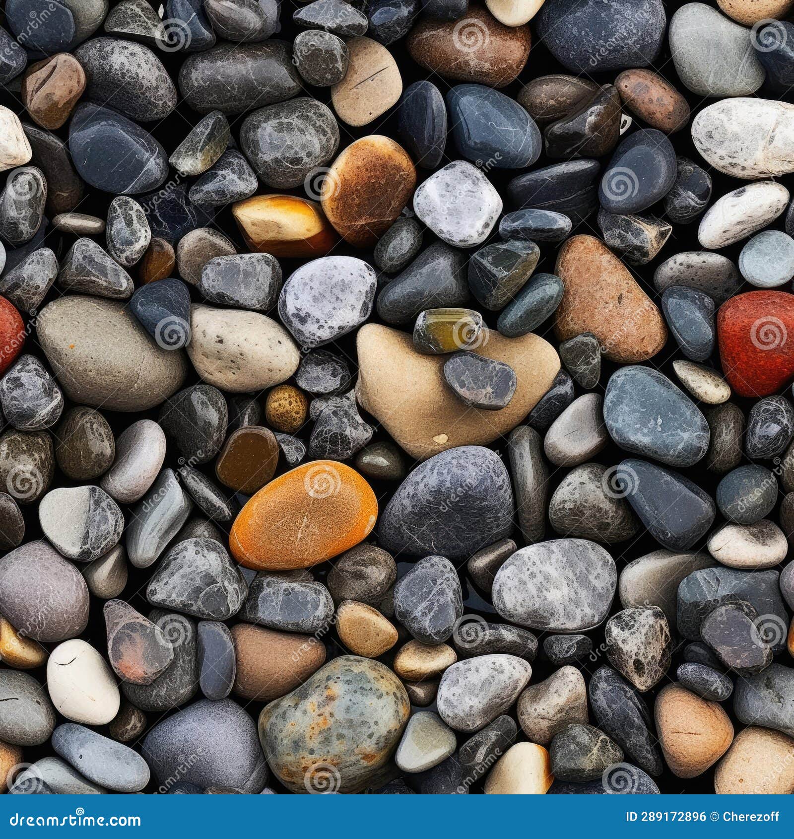 Seamless Pebble Beach Texture Stock Photo - Image of surface ...
