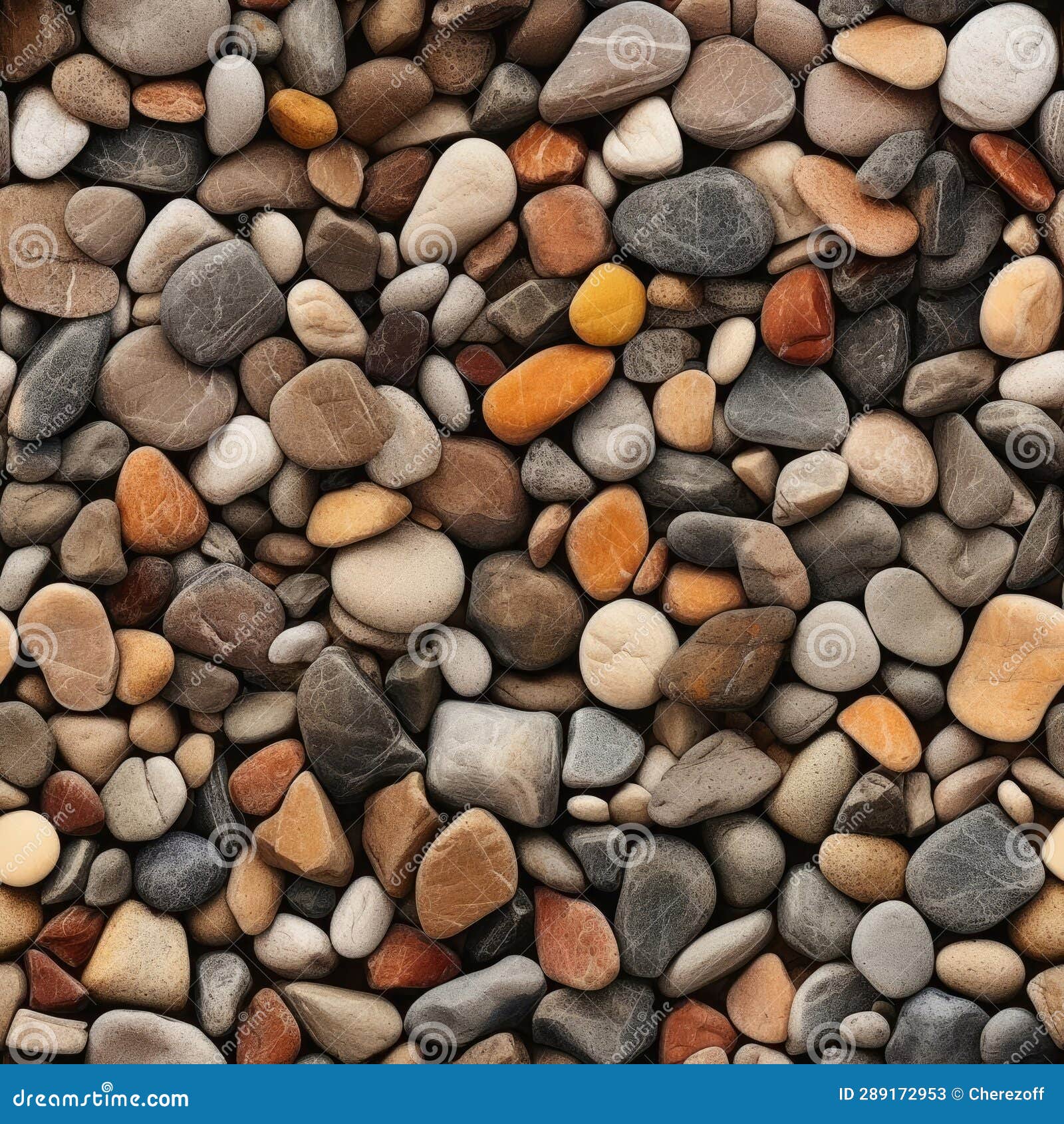 Seamless Pebble Beach Texture Stock Illustration - Illustration of ...