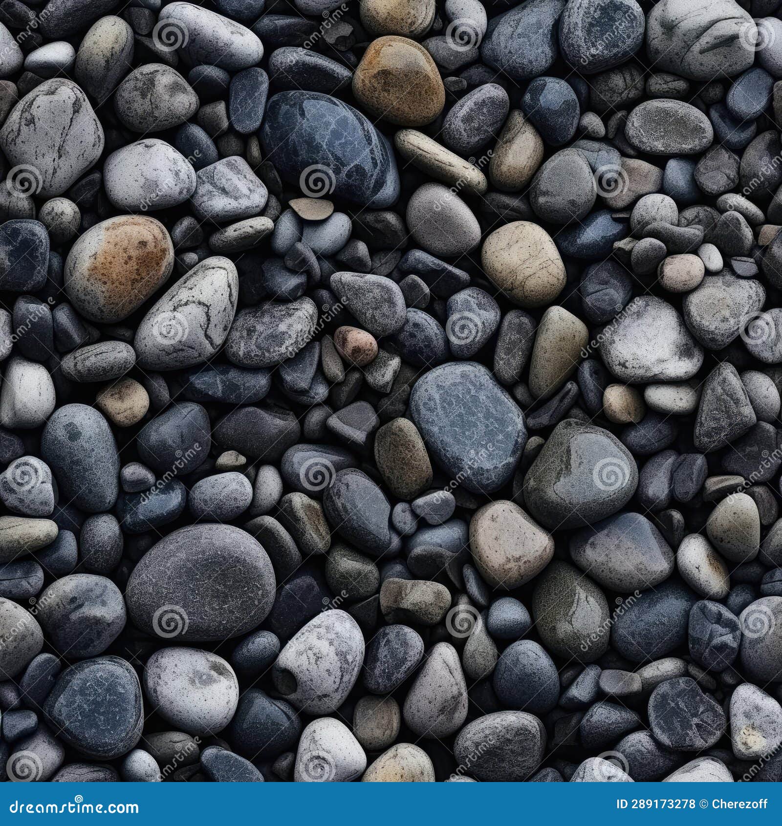 Seamless Pebble Beach Texture Stock Photo - Image of background, beach ...
