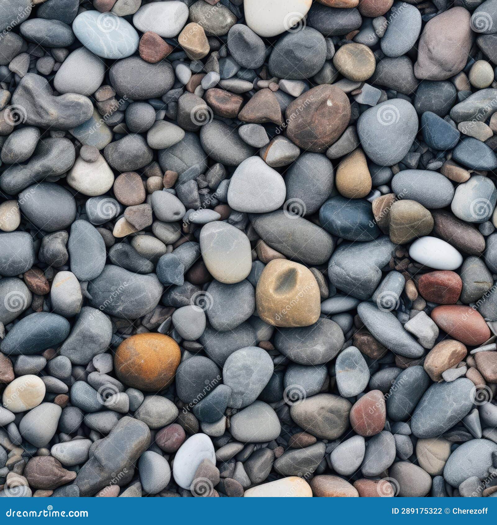 Seamless Pebble Beach Texture Stock Photo - Image of cobblestone ...