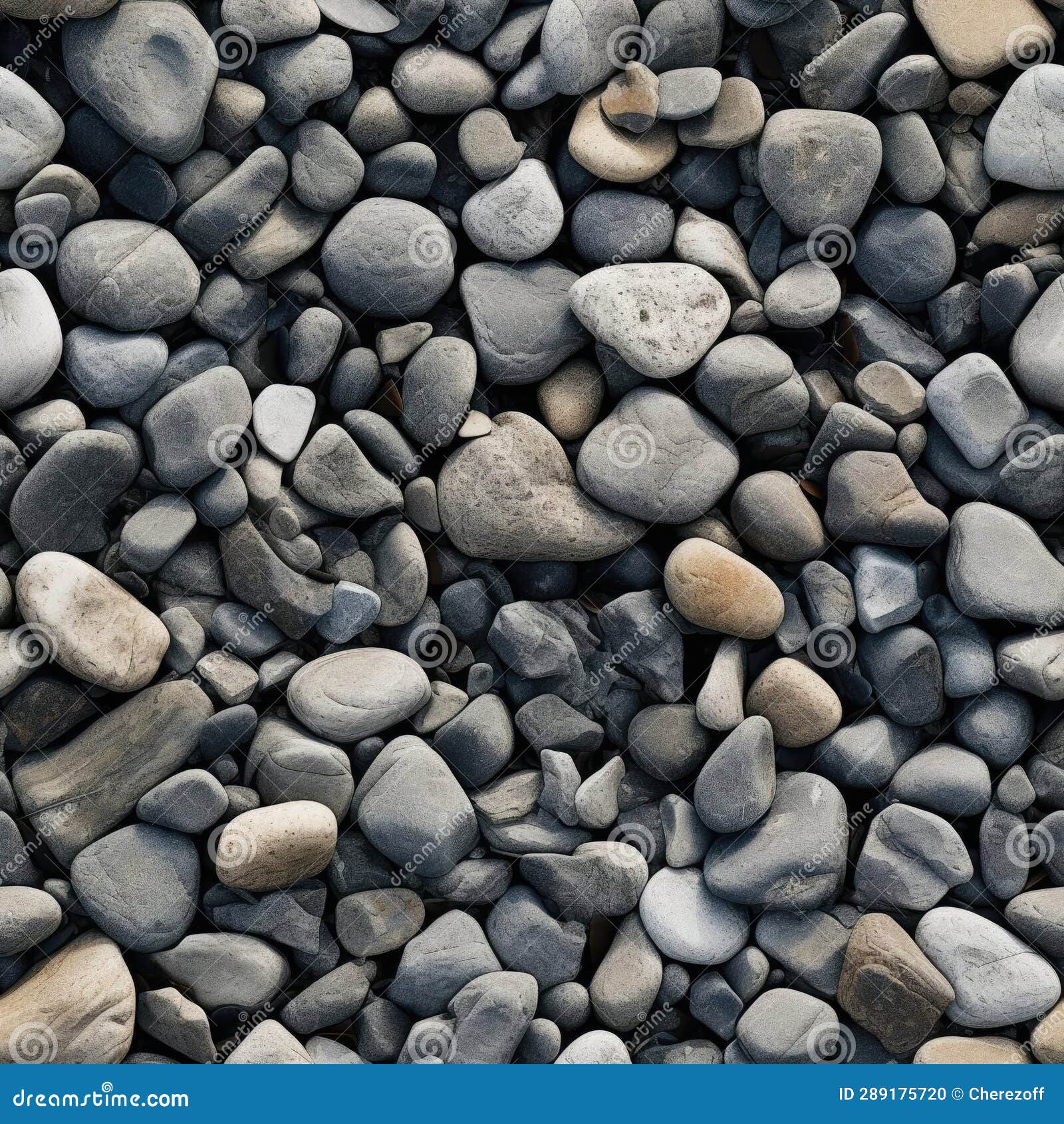 Seamless Pebble Beach Texture Stock Illustration - Illustration of ...