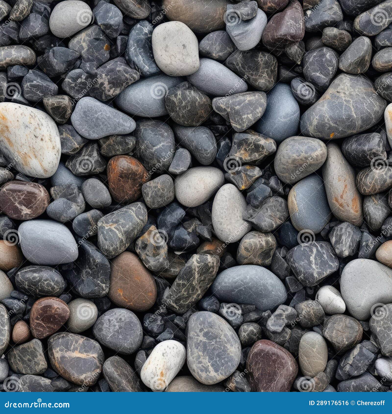 Seamless Pebble Beach Texture Stock Photo - Image of nature, textured ...