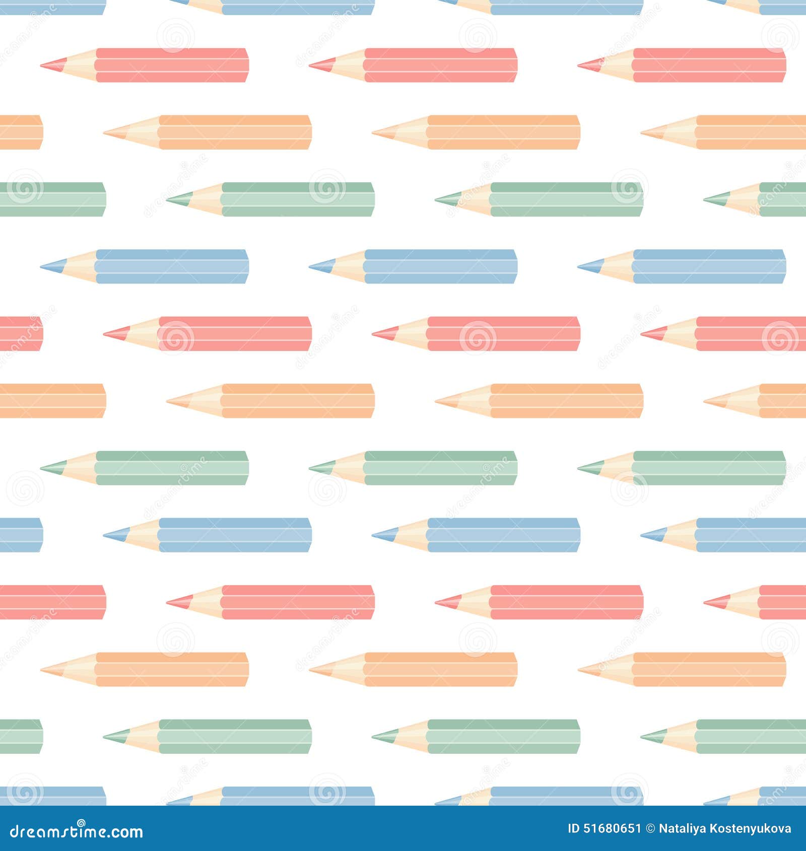 Seamless pencils stock vector. Illustration of draw, wallpaper - 51680651