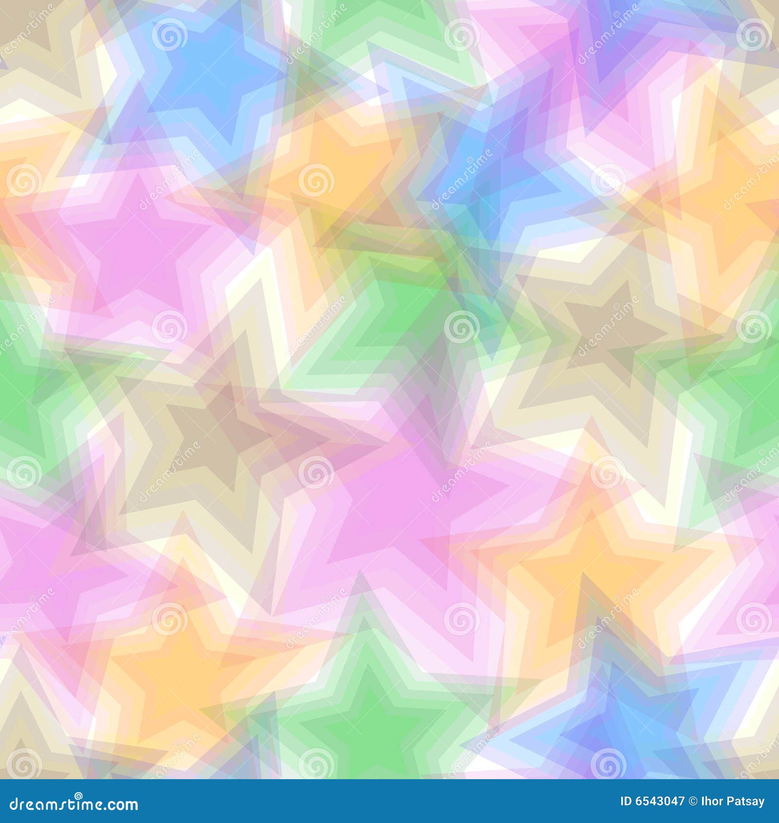 Seamless Pentagram Pattern Cartoon Vector | CartoonDealer.com #6543047