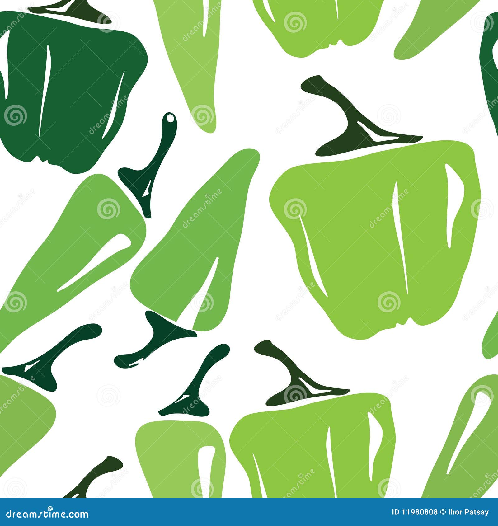 Seamless pepper pattern stock vector. Illustration of kitchen - 11980808