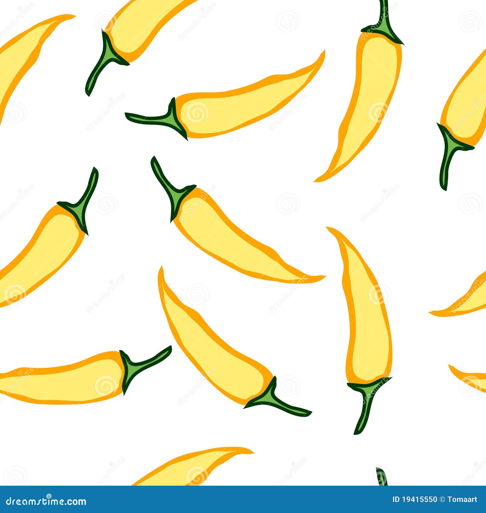 Seamless pepper pattern stock vector. Illustration of modern - 19415550