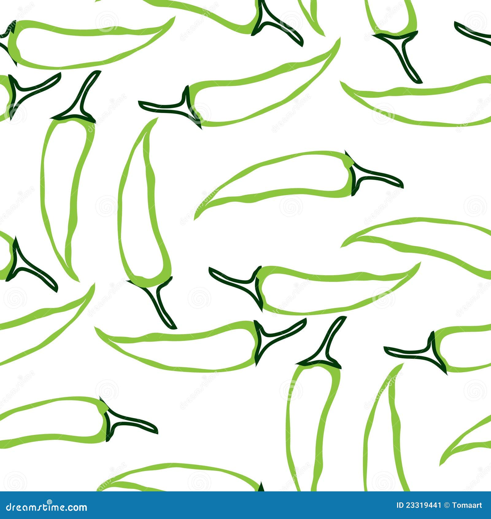 Seamless pepper pattern stock vector. Illustration of jalapeno - 23319441