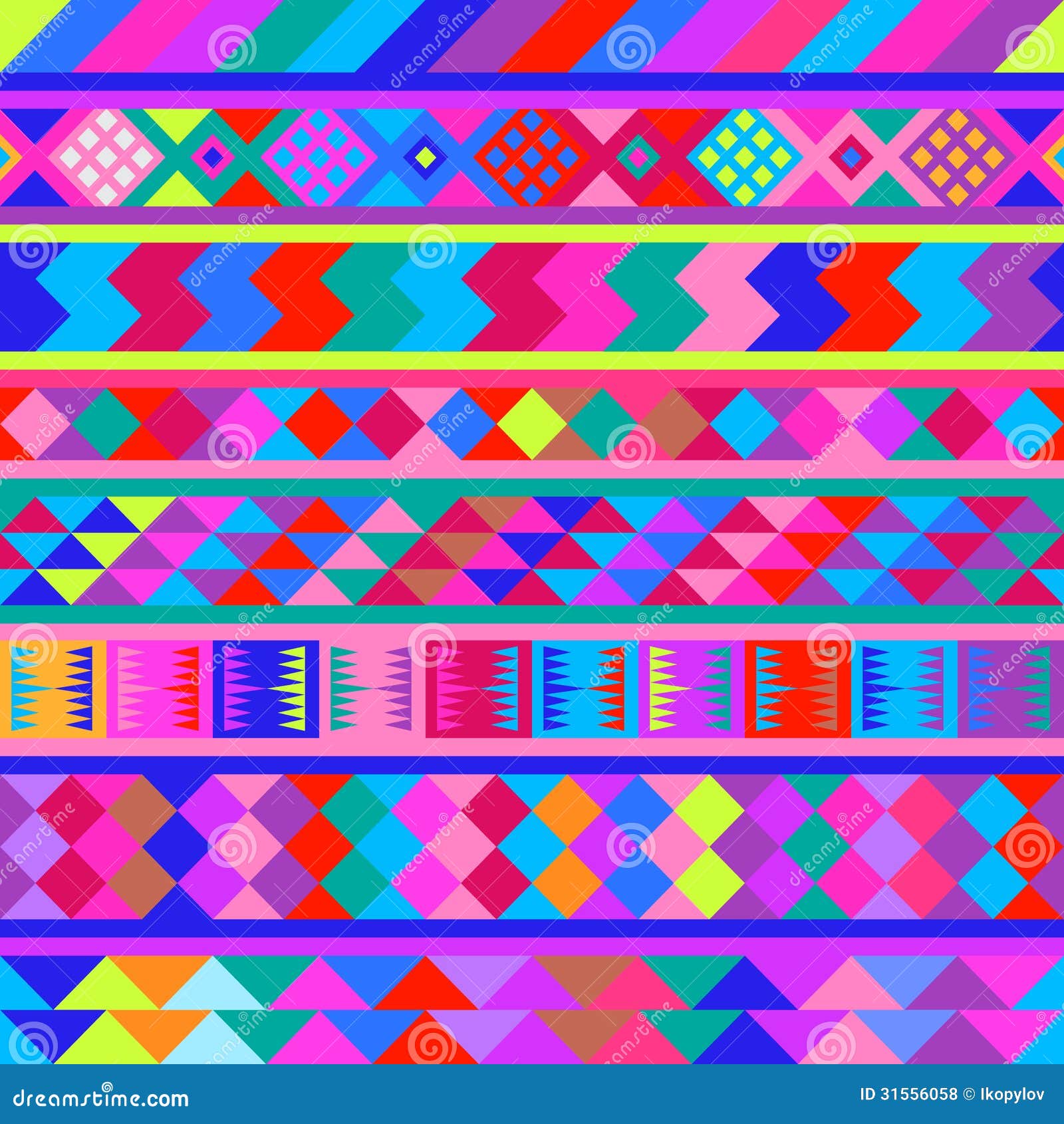 Seamless peruvian texture stock vector. Illustration of ethnic - 31556058