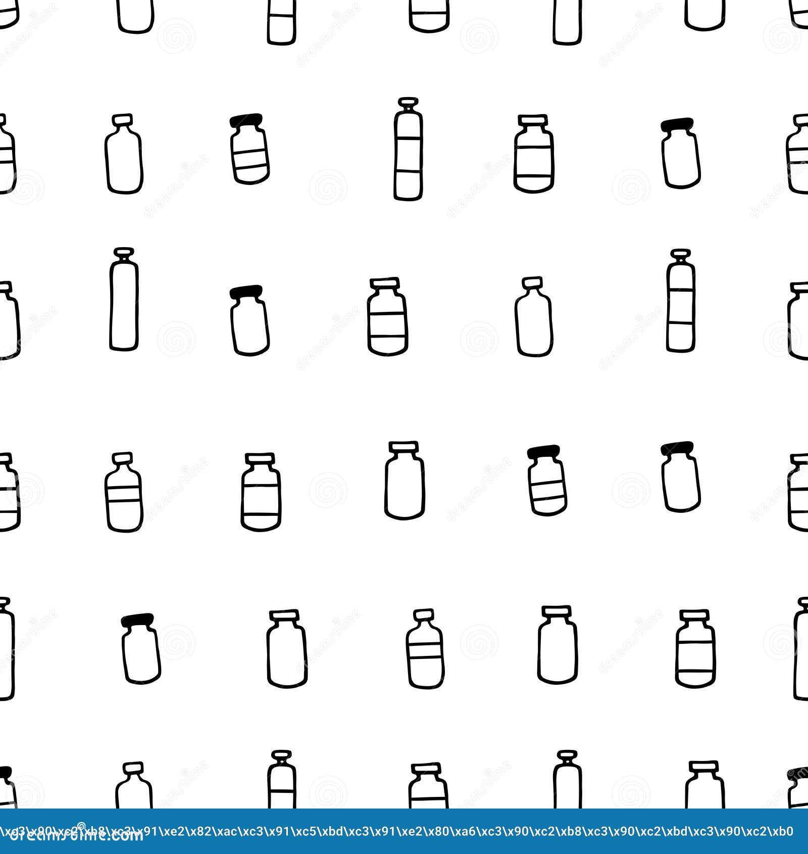 Seamless Pharmaceutical Pattern Stock Illustration - Illustration of ...