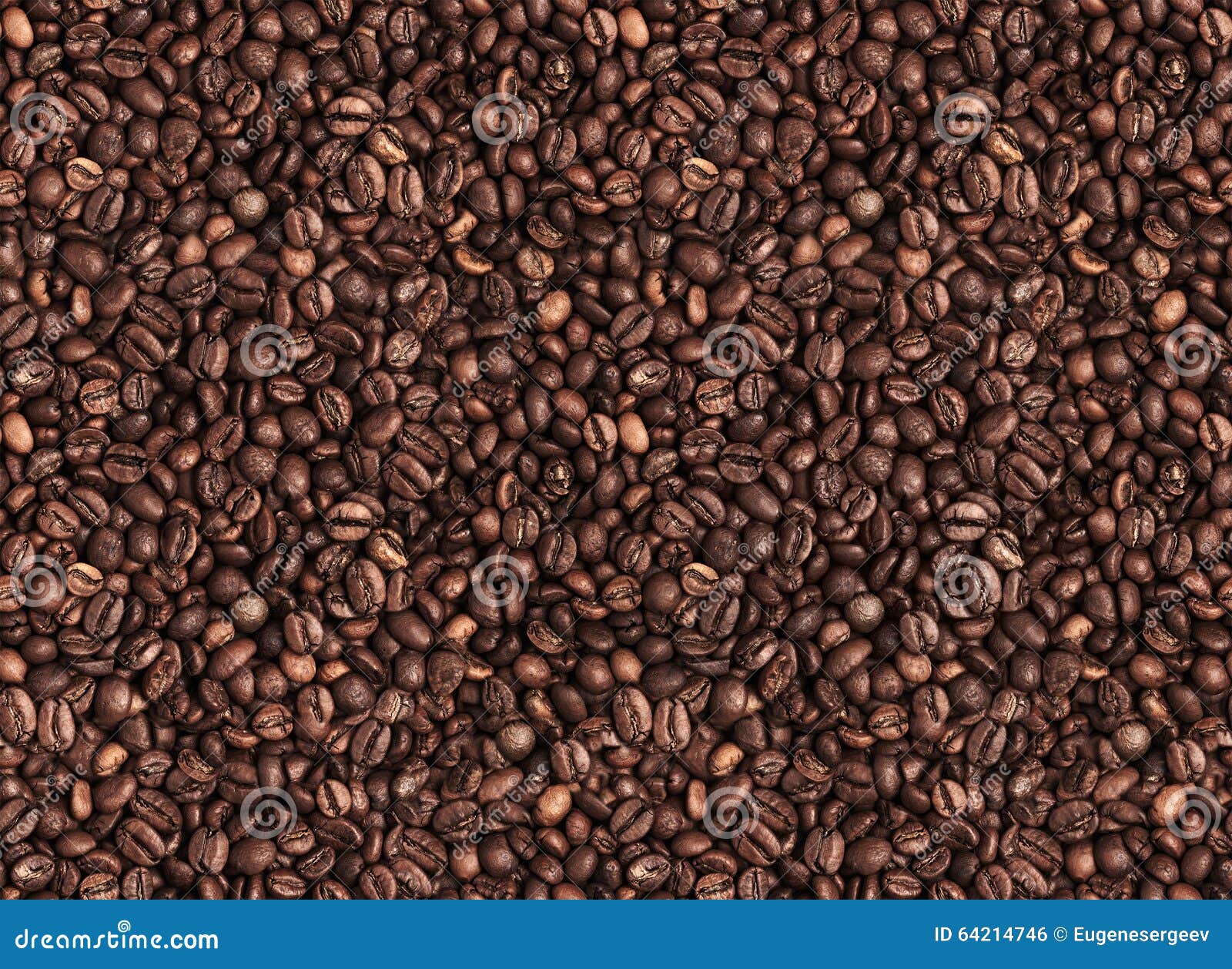 Seamless Photo of Coffee Beans for Background Texture Stock Photo ...
