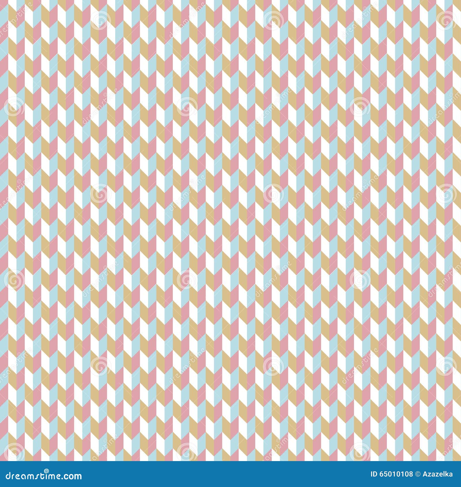 Seamless Pink And Blue Chevron Pattern. Vector Illustrated Retro ...