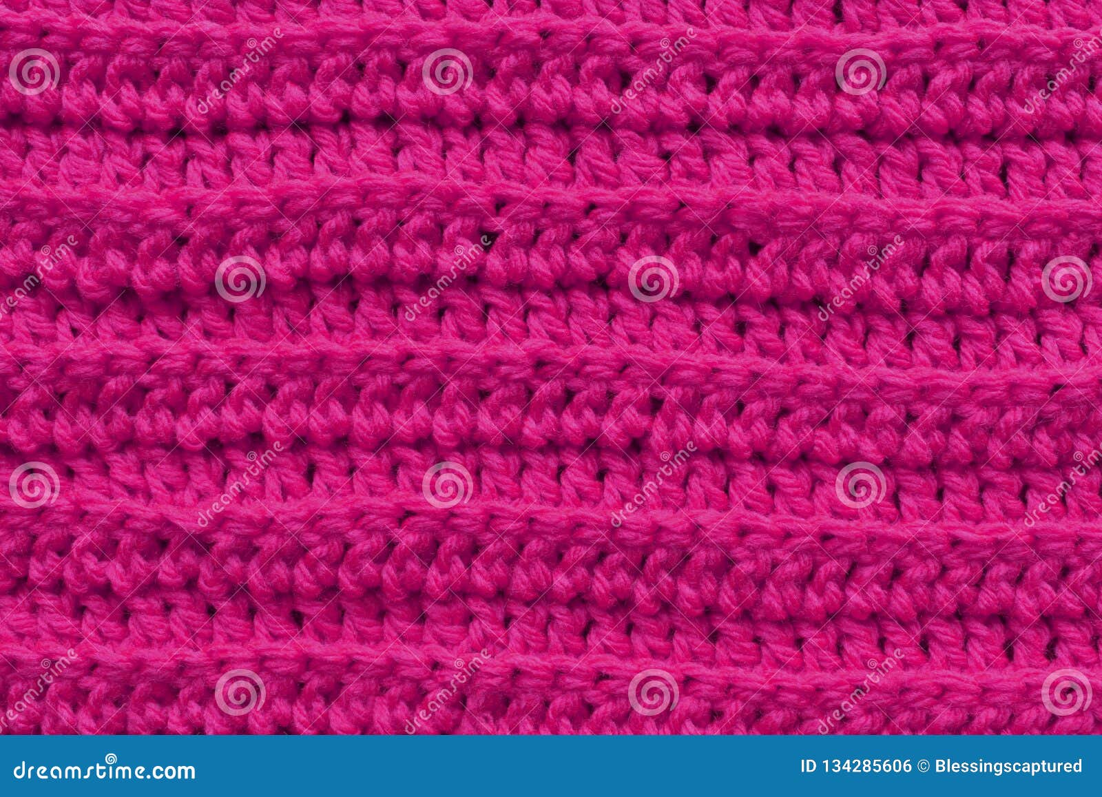 A Seamless Pink Crocheted Texture Stock Photo - Image of decorative ...