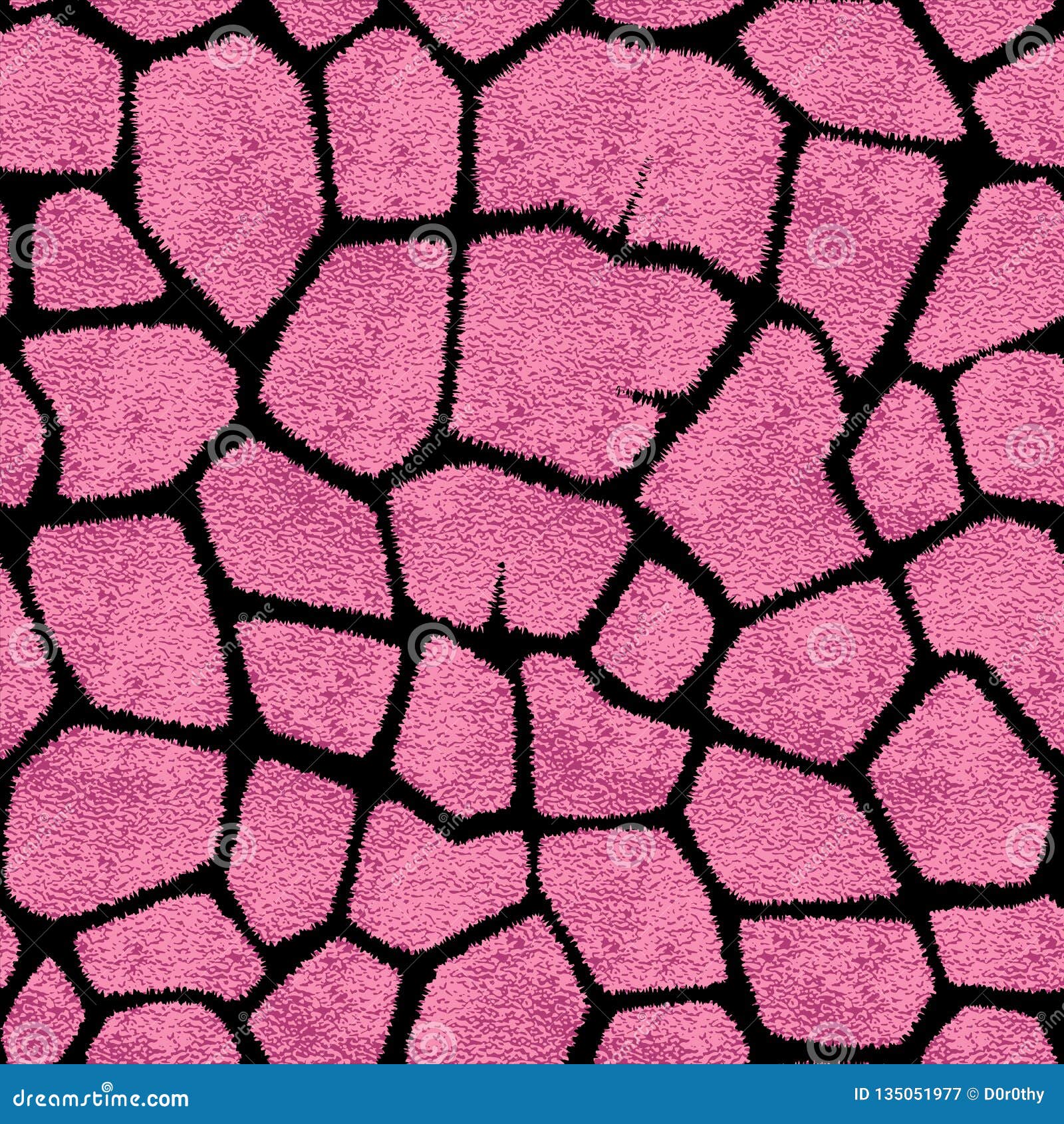 Seamless Pink Giraffe Skin Pattern. Glamorous Giraffe Skin Print Stock ...