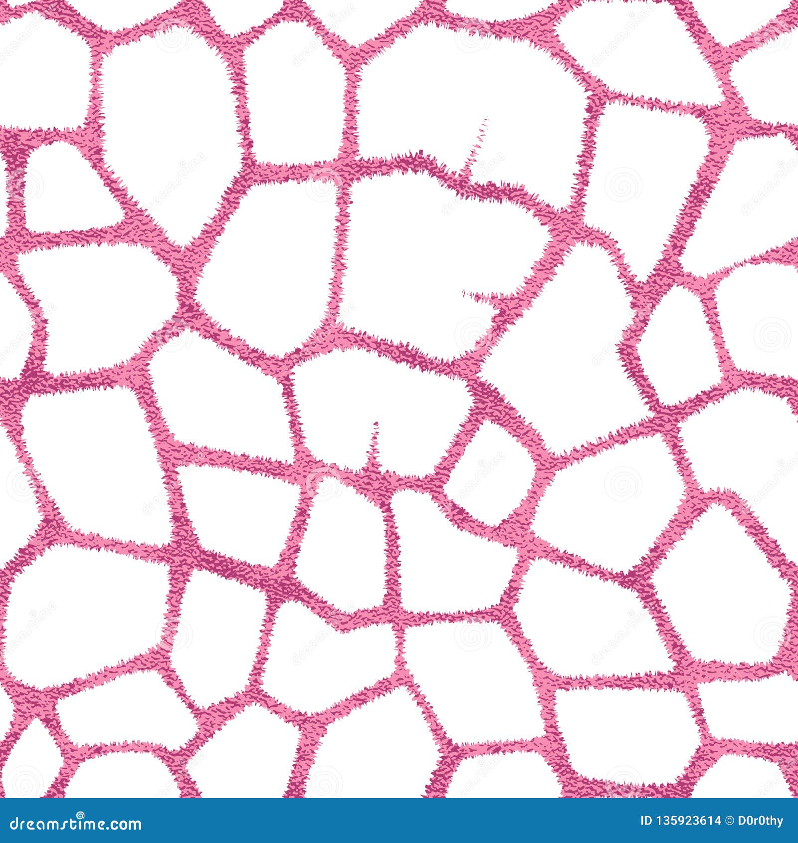 Seamless Pink Giraffe Skin Pattern. Glamorous Giraffe Skin Print Stock ...