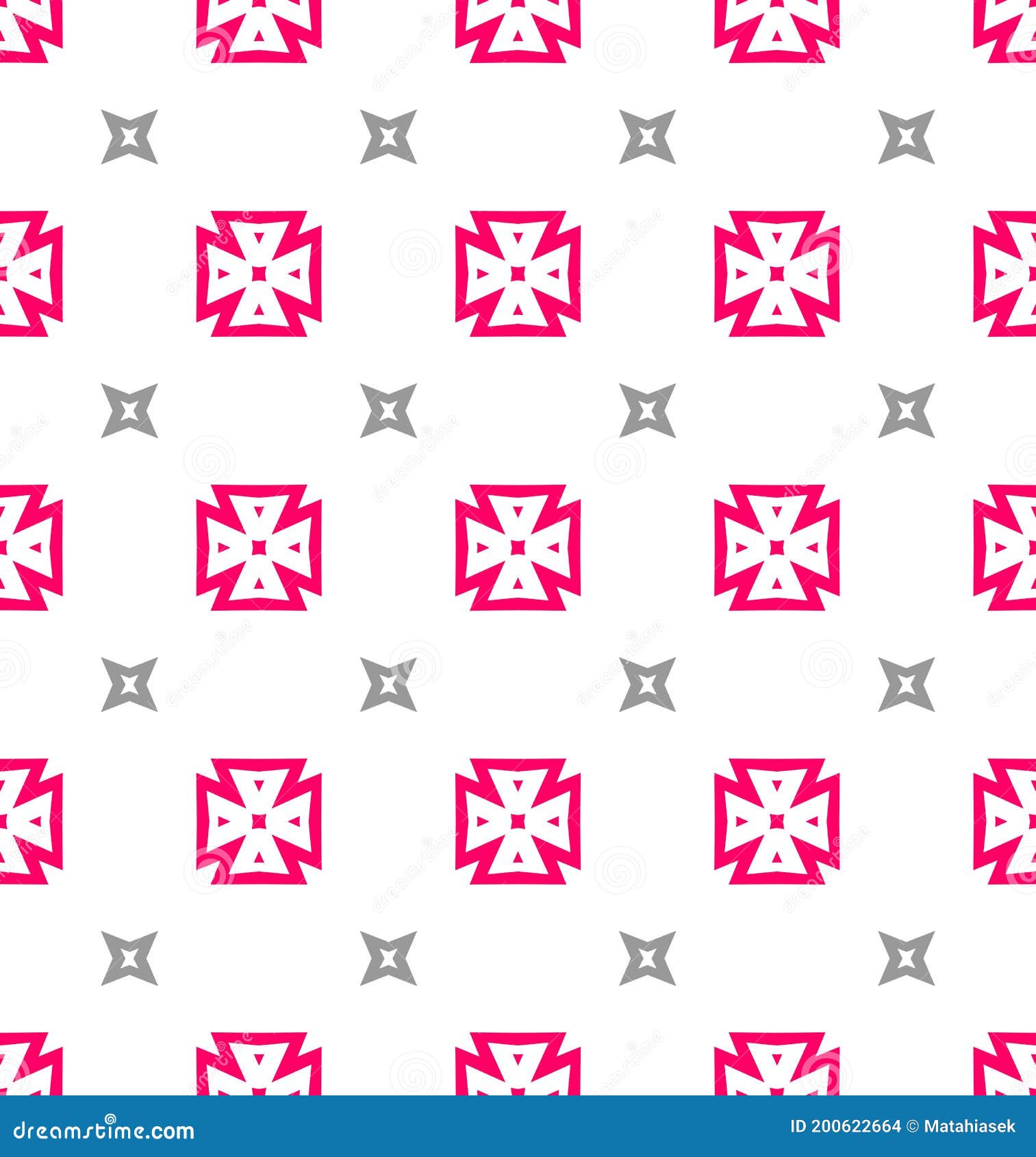Seamless Pink and Grey Pattern. Background Texture in Geometric ...