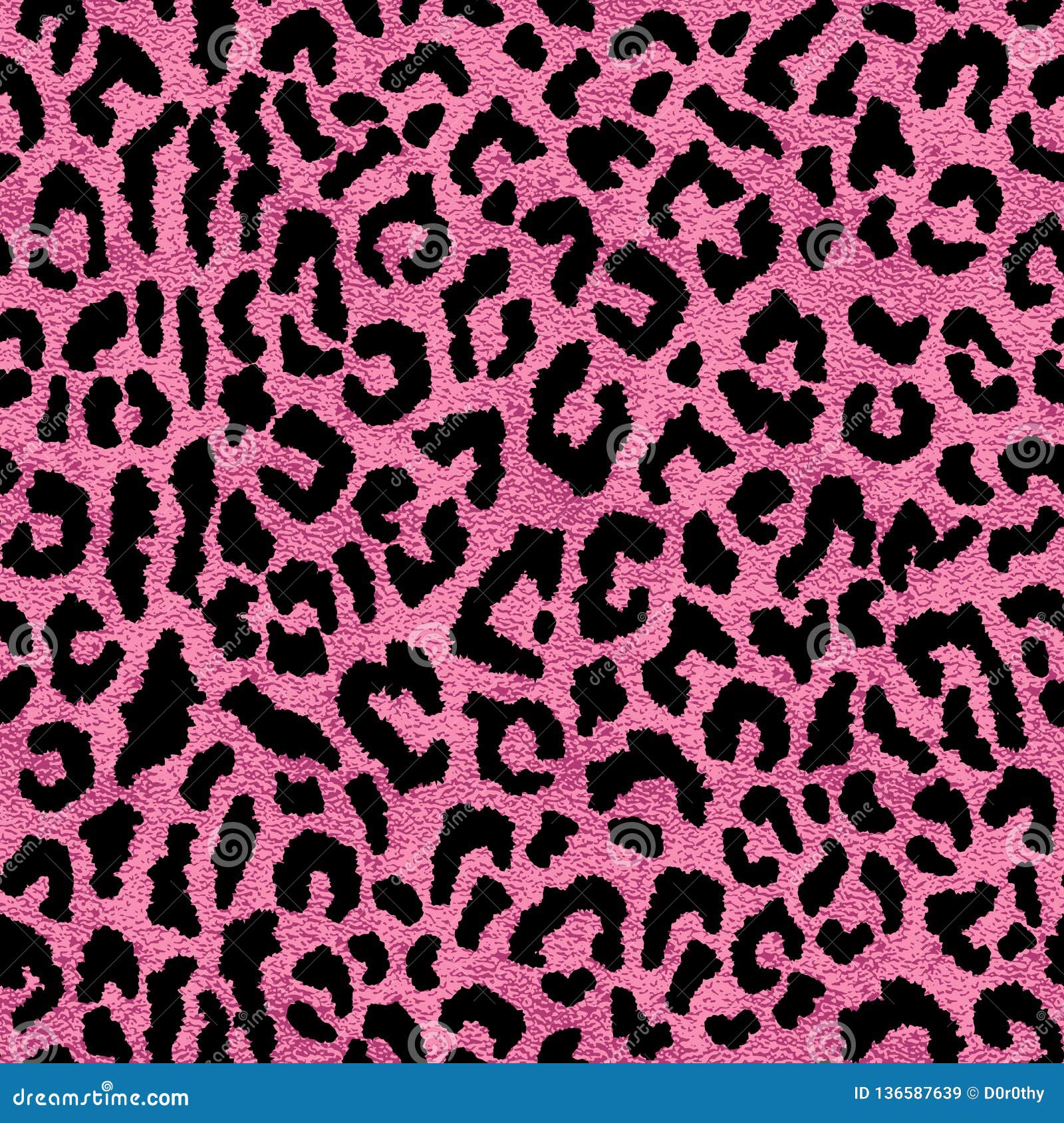 Seamless Pink Leopard Skin Pattern. Glamorous Leopard Skin Print Stock ...