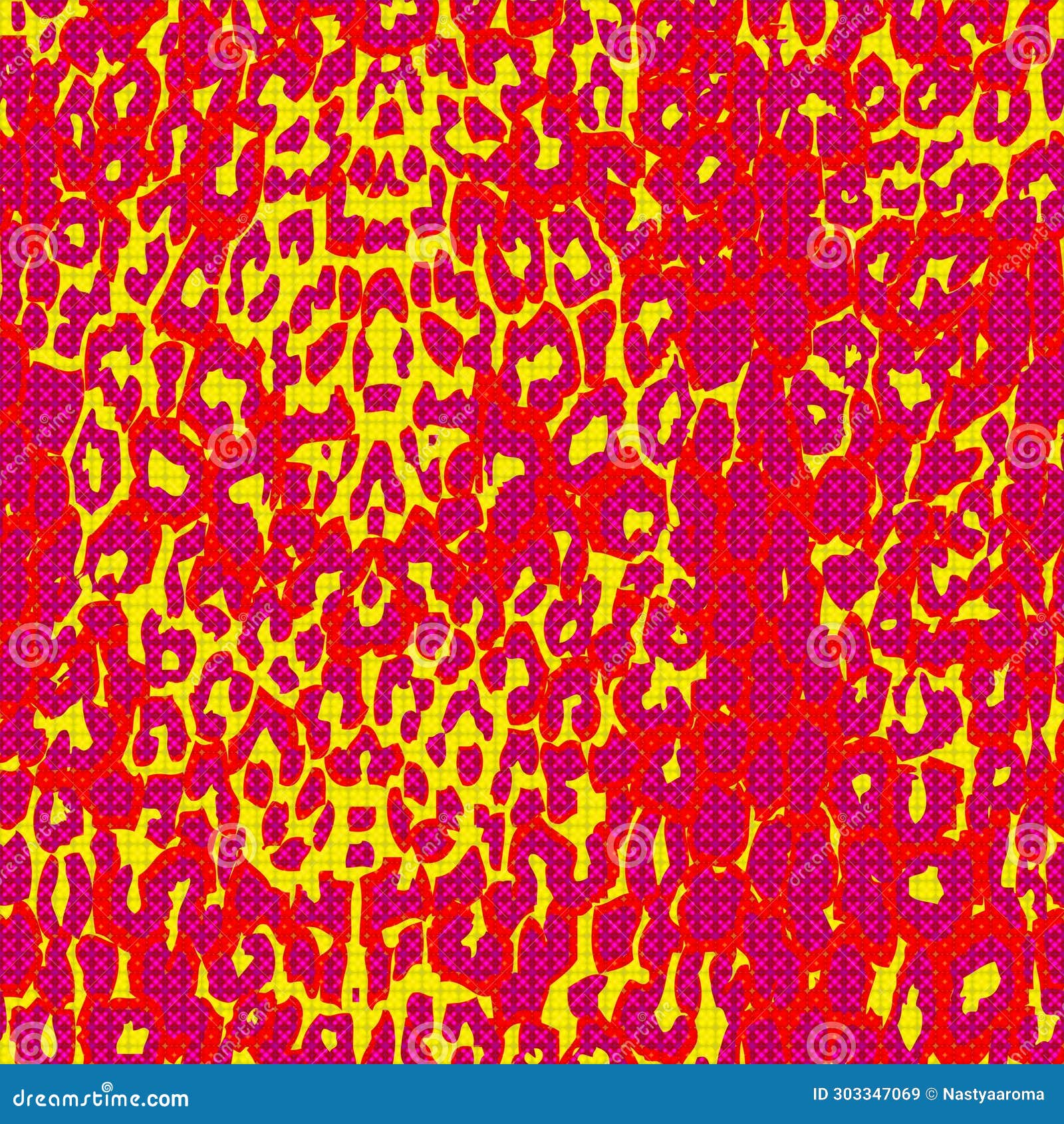 Seamless Pink Leopard Texture Pattern Stock Vector - Illustration of ...