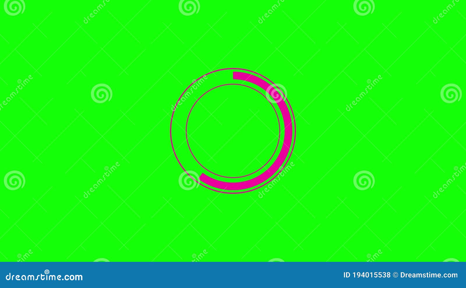 Seamless Pink Loading Circle, Video. Download Progress, Preloader ...