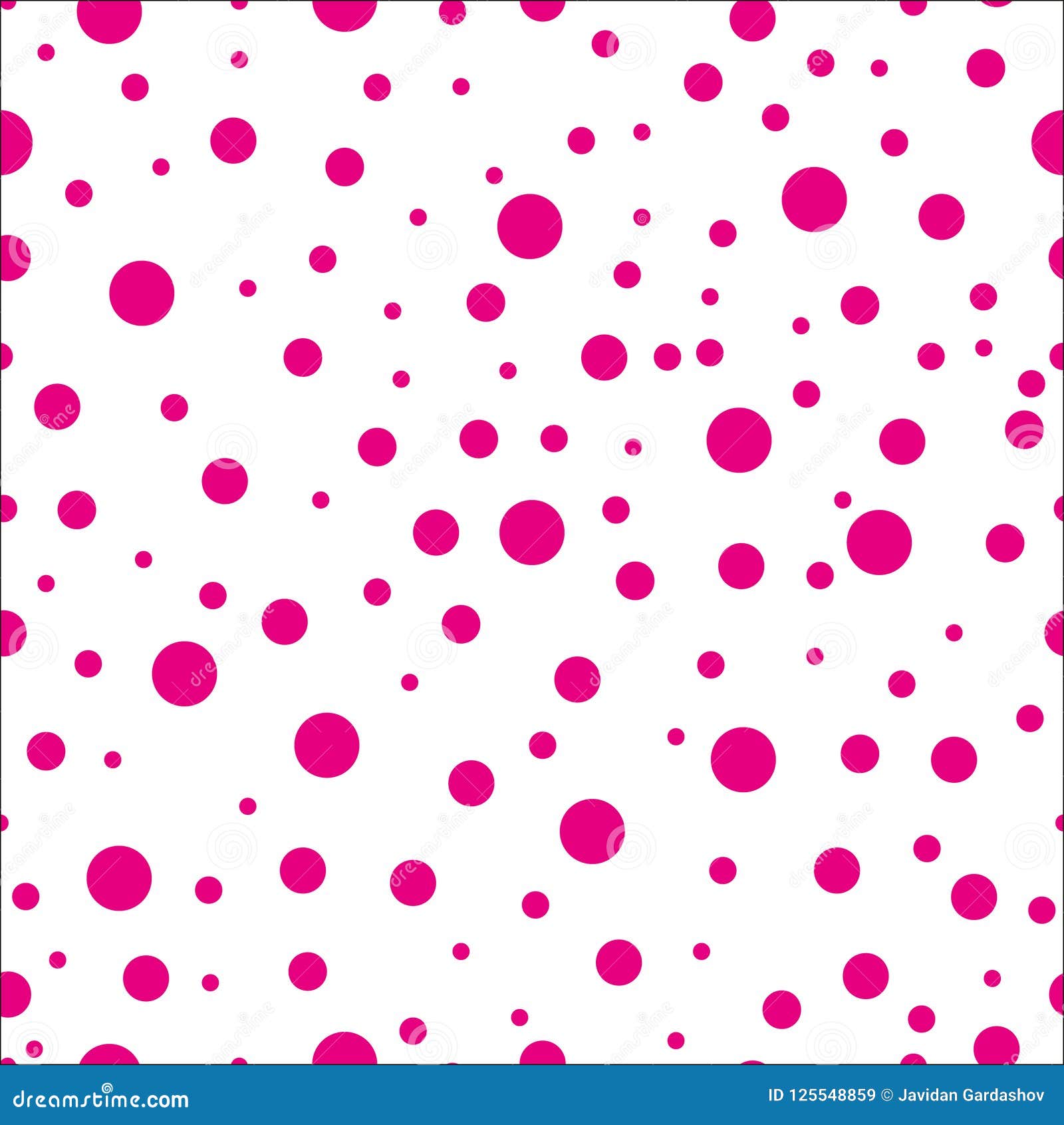 Seamless Pink Polka Dot Background. Vector Illustration Eps 10. Stock ... Seamless Pink Polka Dot Background. Vector Illustration Eps 10. Stock ...