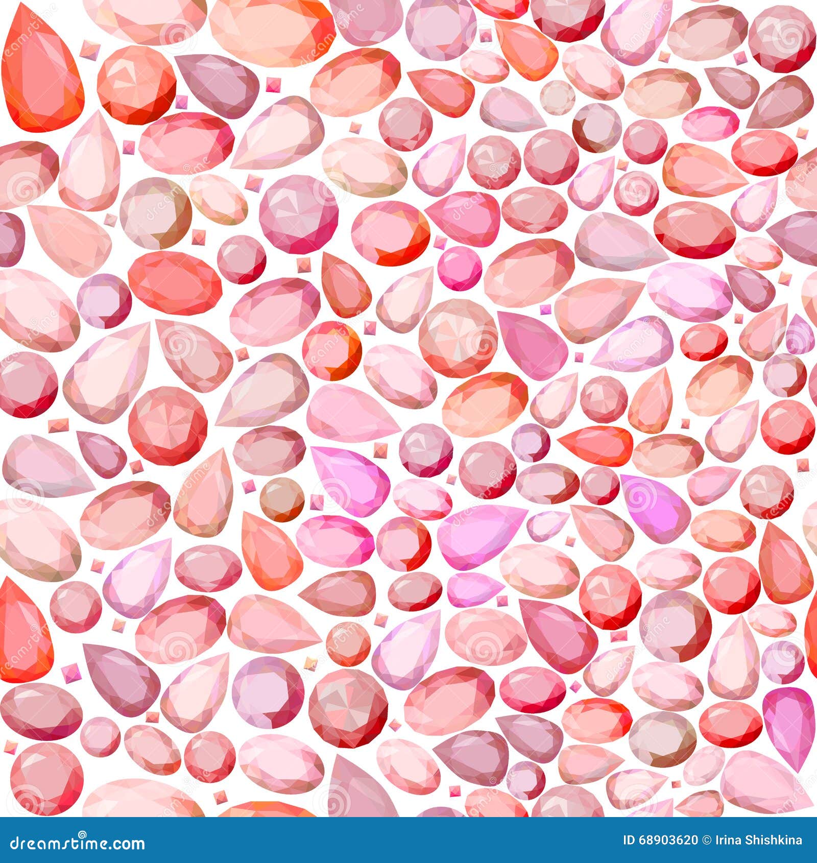 Seamless Pink Red Blinking Glitter Background Stock Vector ...
