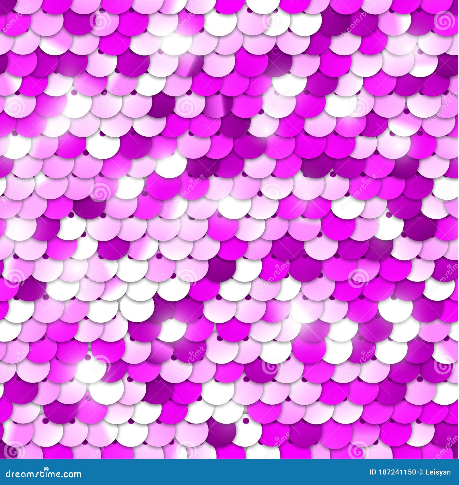 Seamless Pink Sequined Texture Stock Vector - Illustration of fabric ...