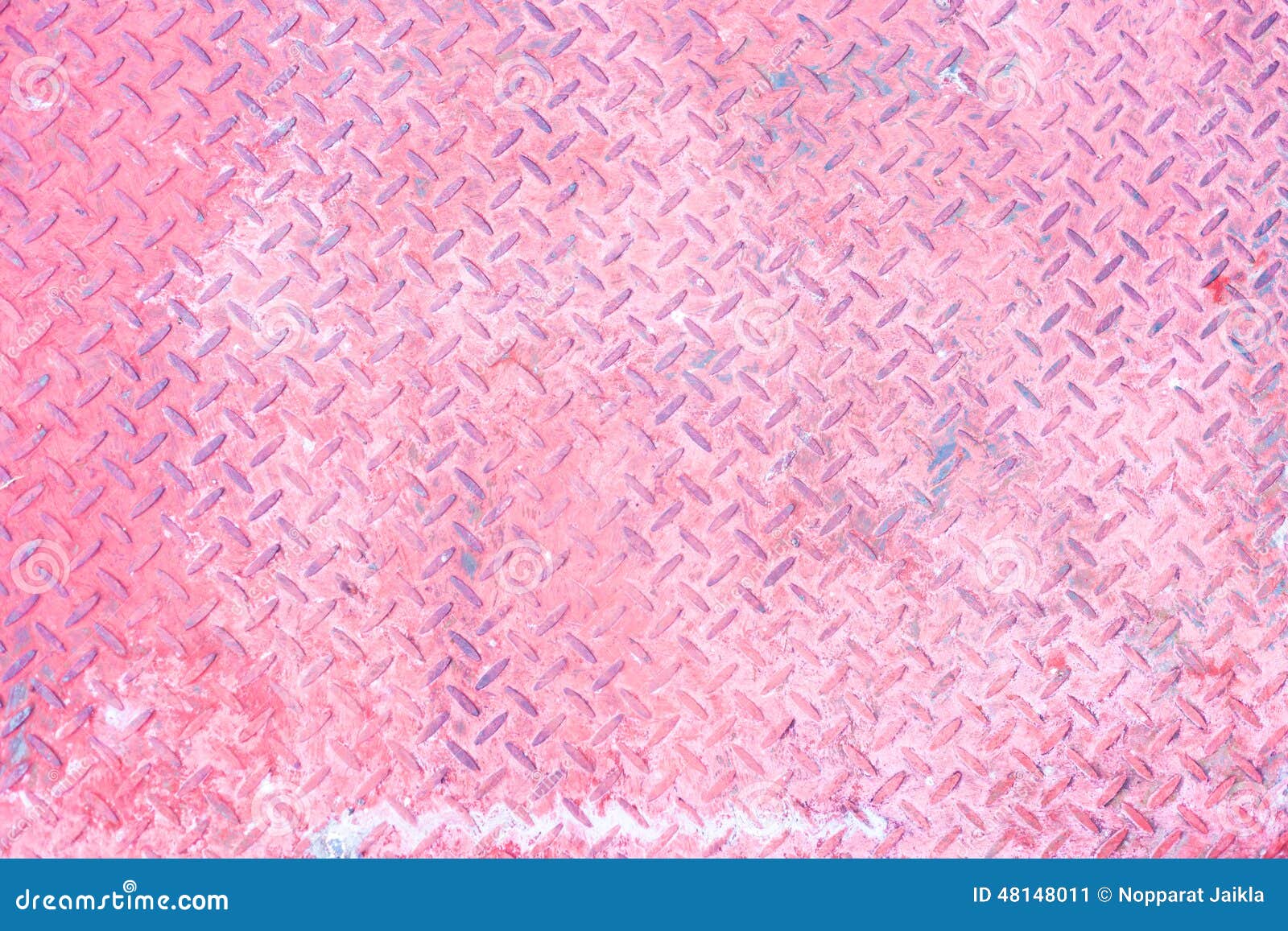 Seamless Pink Steel Diamond Plate Texture Stock Image - Image of ...