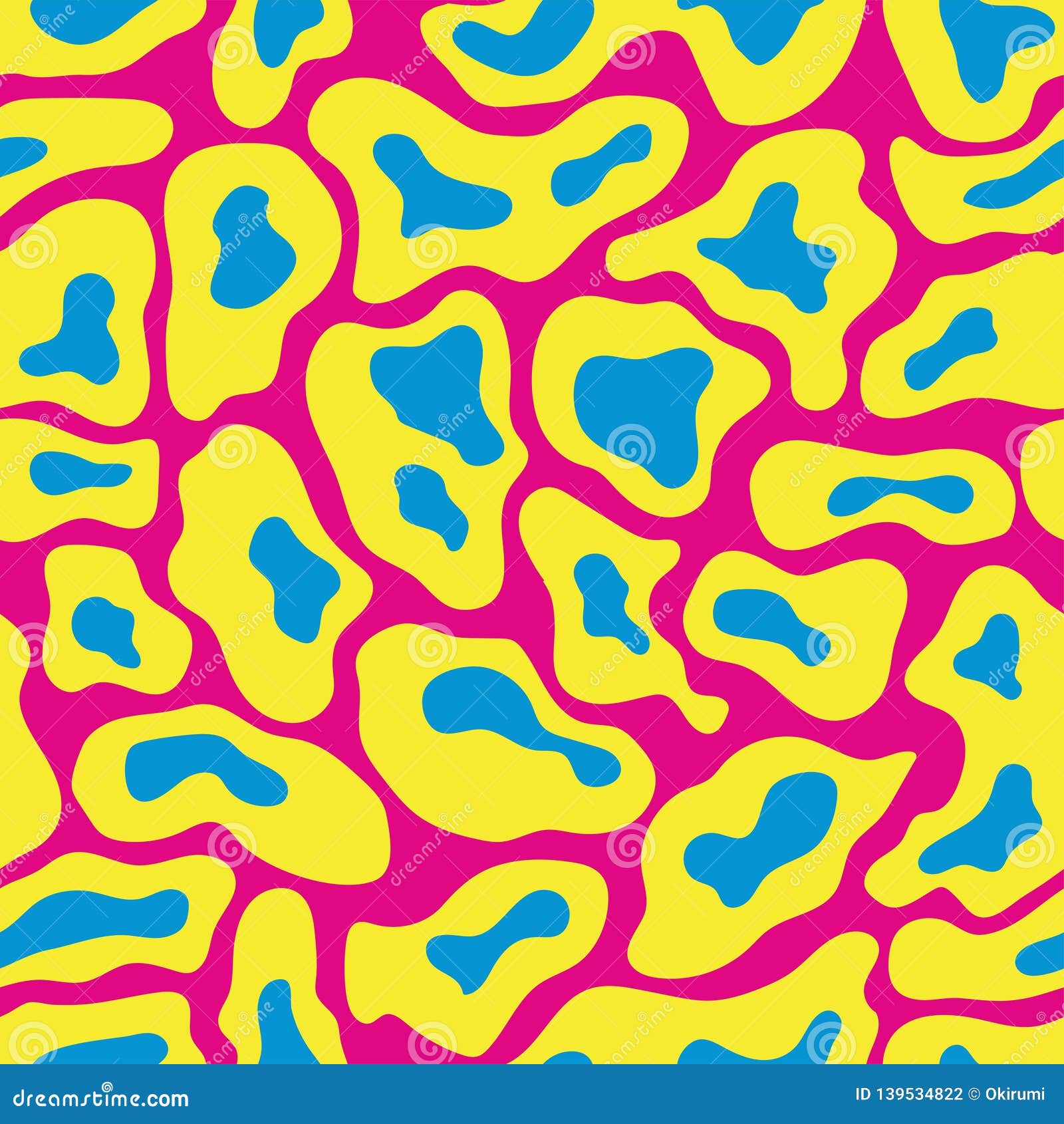 Seamless Pink-yellow Pattern Stock Vector - Illustration of element ...