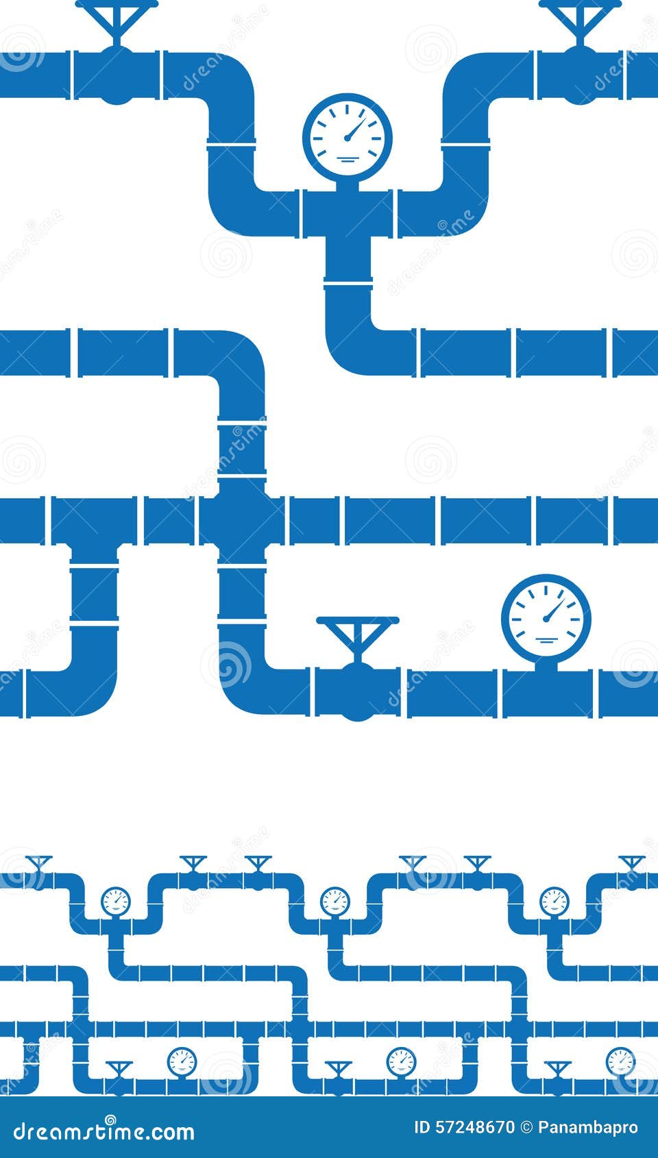 Seamless piping border stock vector. Illustration of piping - 57248670