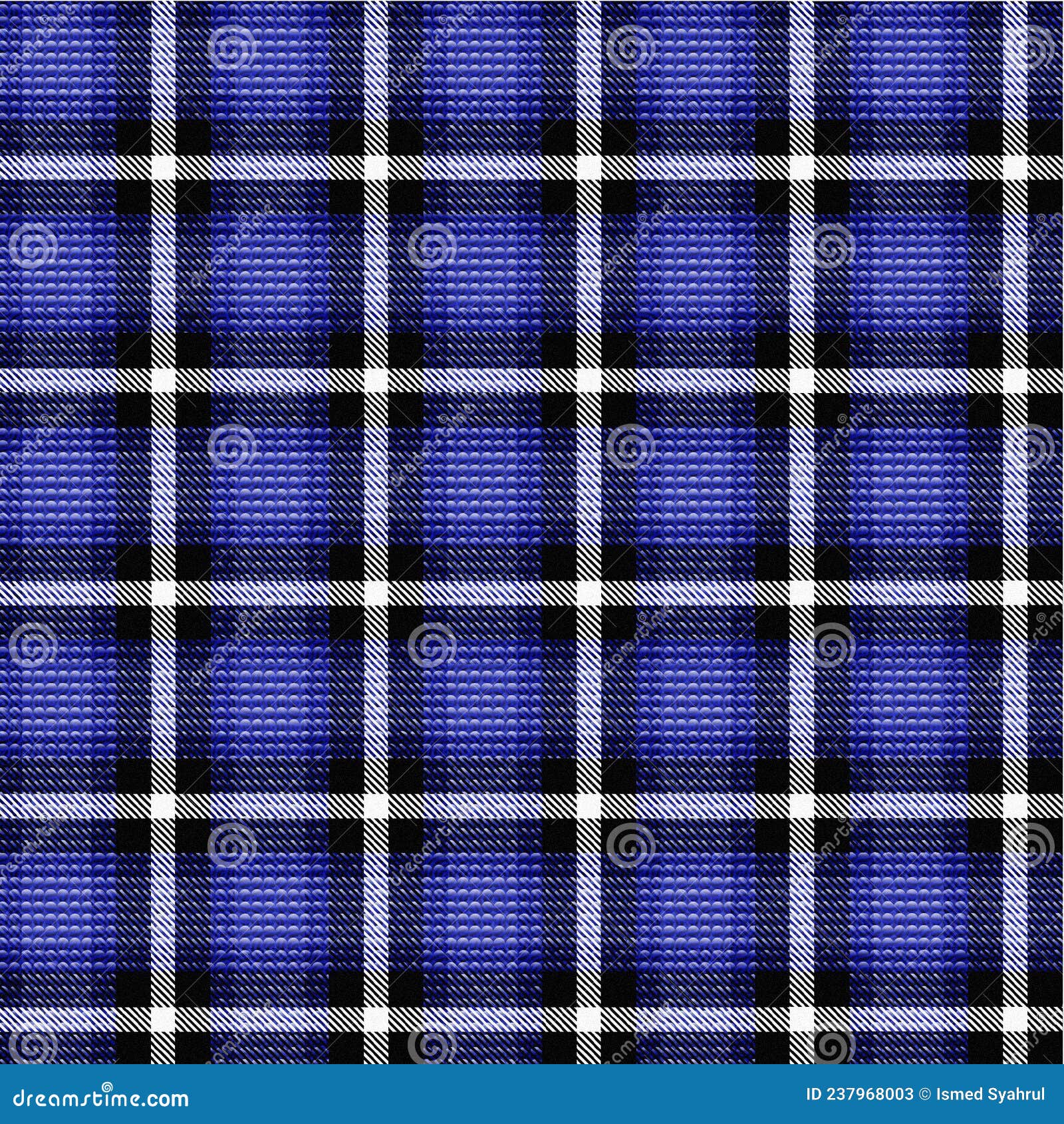 Seamless Plaid Checkered Fabric Pattern. Color Base Can Be Replaced ...