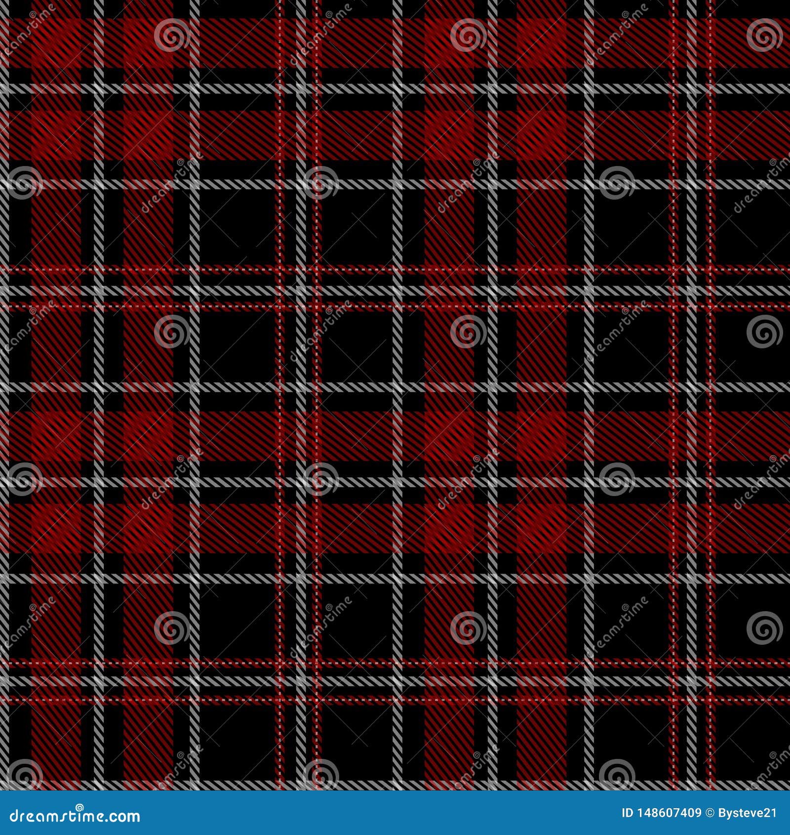 Seamless Plaid Line Pattern Design Stock Illustration - Illustration of ...