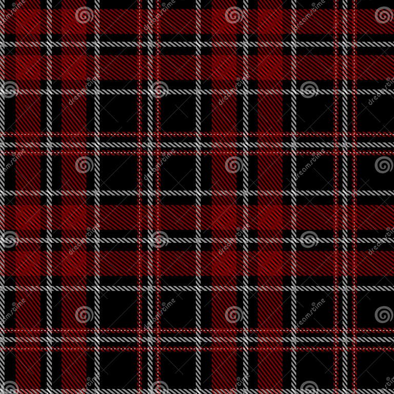 Seamless Plaid Line Pattern Design Stock Illustration - Illustration of ...