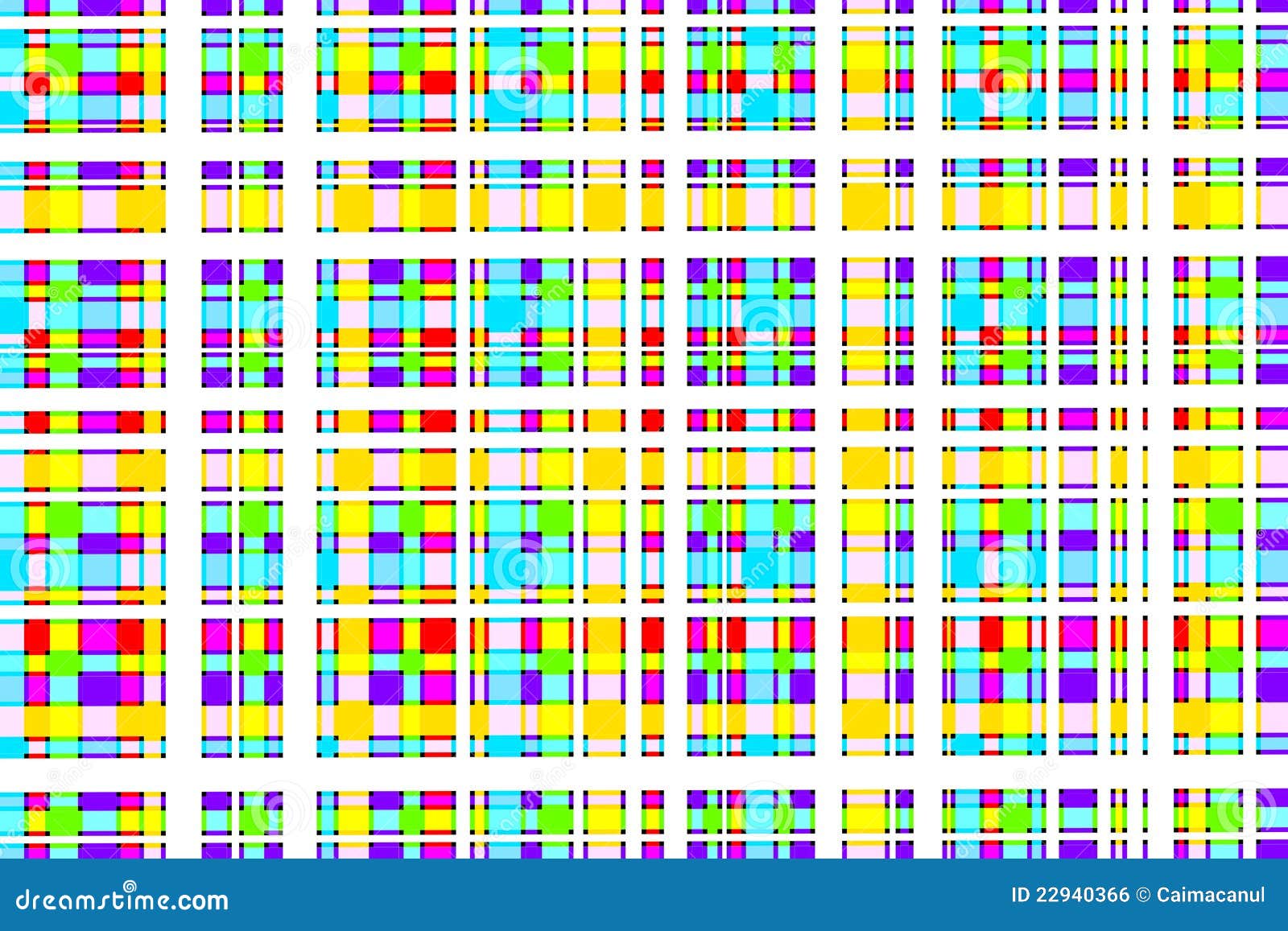 Seamless plaid pattern stock illustration. Illustration of colorful ...
