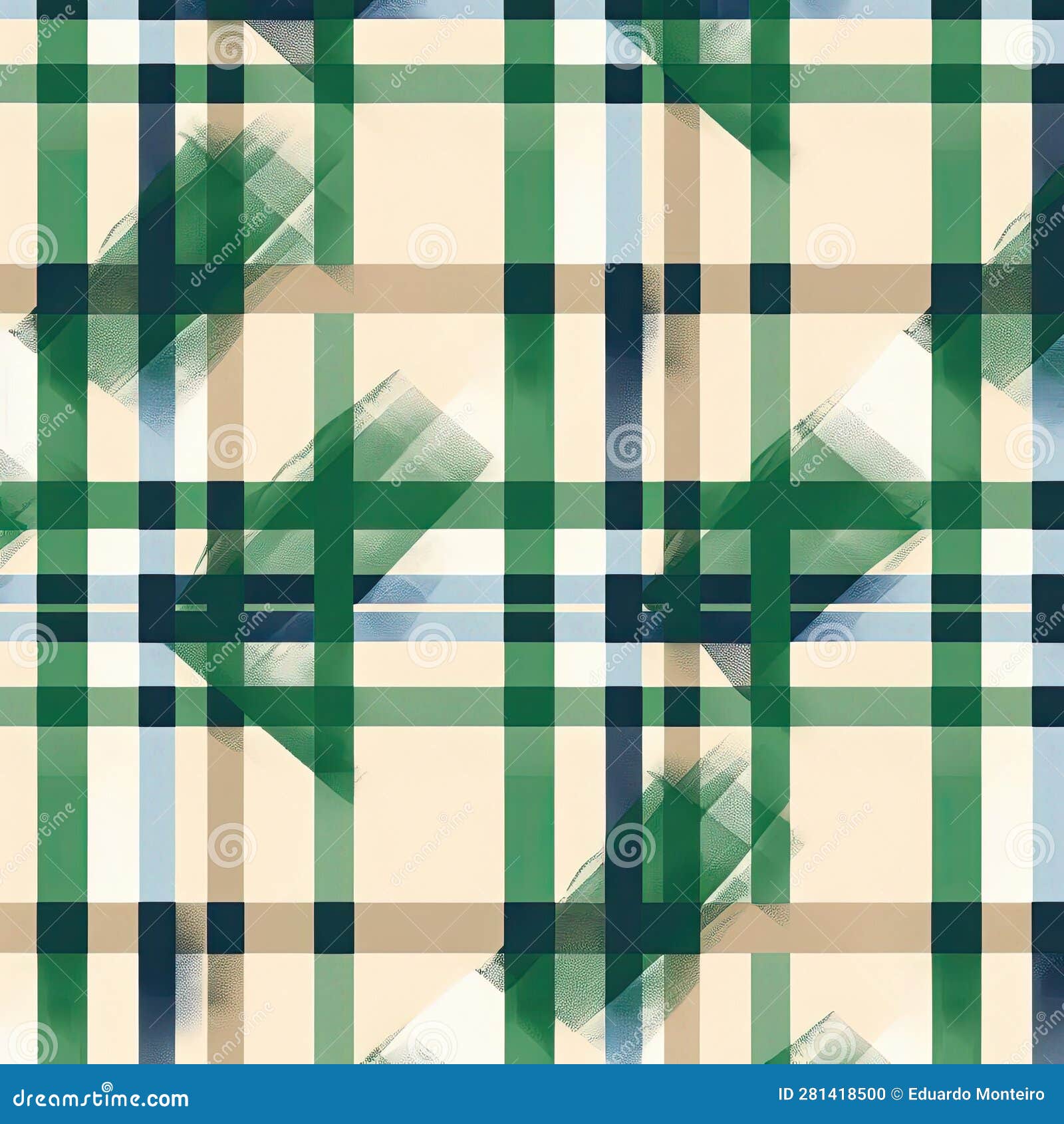 Seamless Plaid Pattern - Watercolor Hand Drawn Texture Stock ...