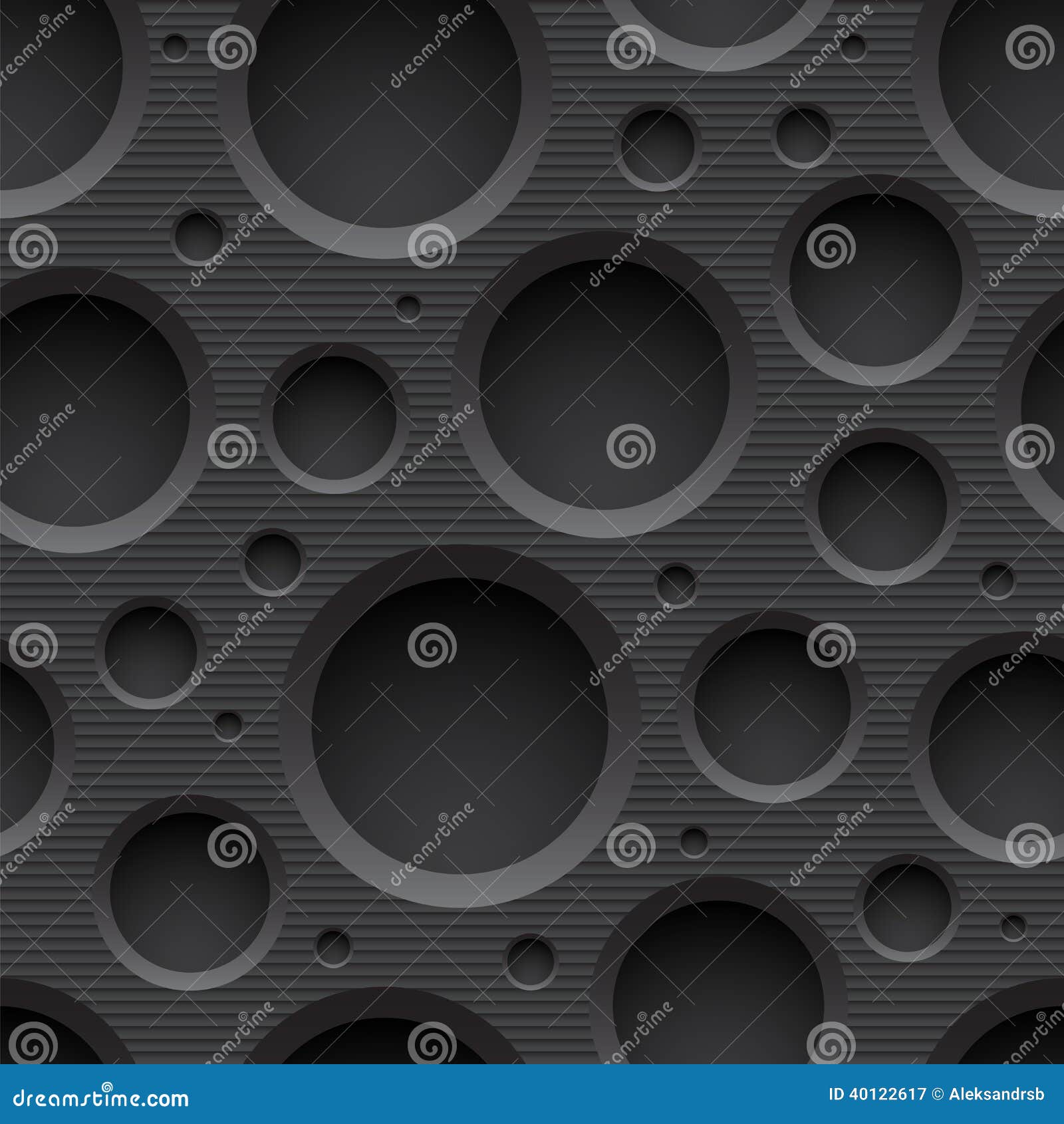 Seamless Plastic Background with Holes Stock Vector - Illustration of ...