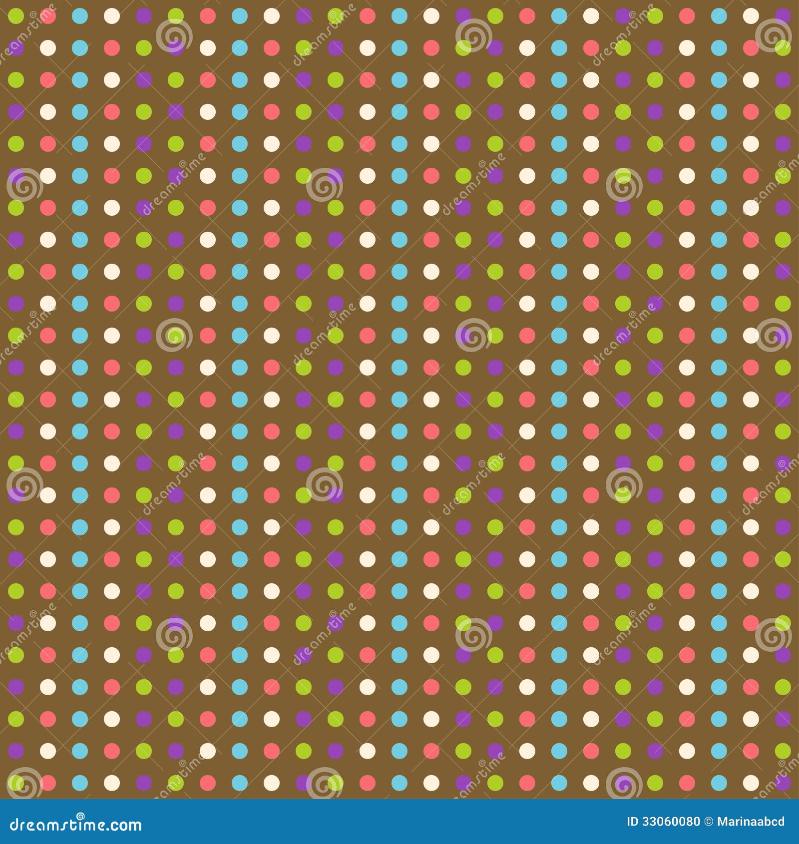 Seamless polka dot pattern stock vector. Illustration of wallpaper ...