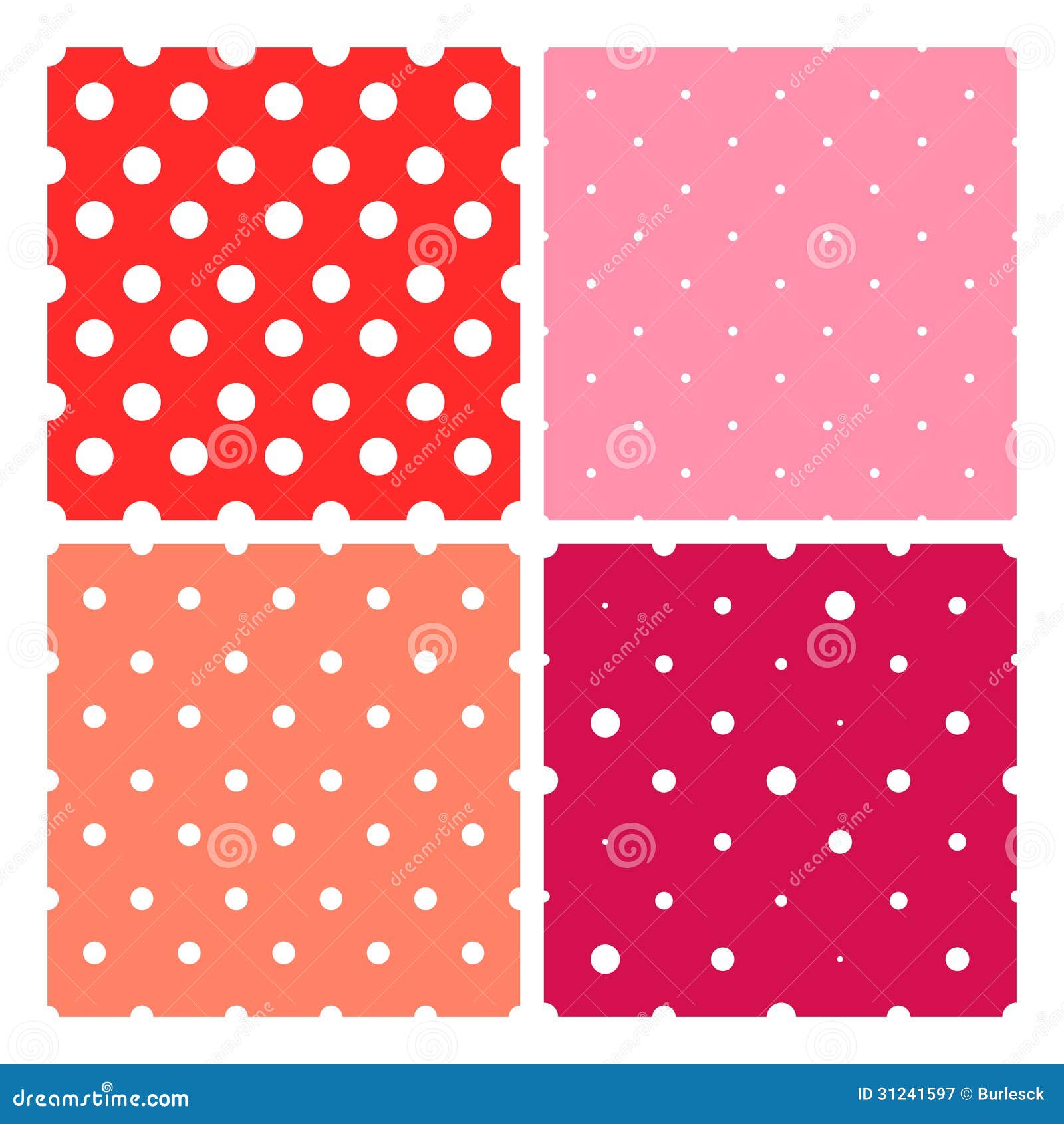Seamless Polka Dot Pattern stock vector. Illustration of seamless ...