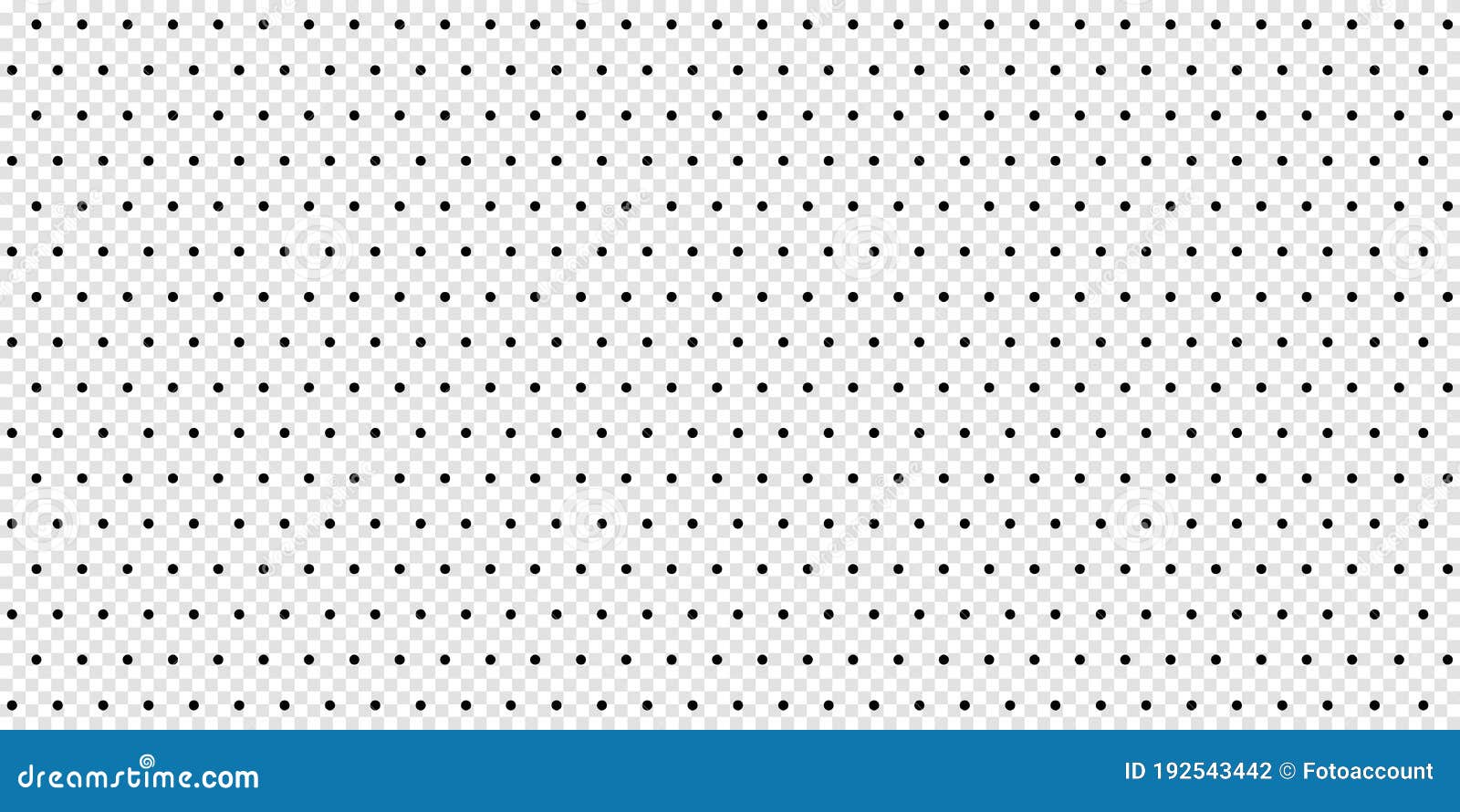 Seamless Polka Dot Pattern Template - Vector Illustration Isolated on ...