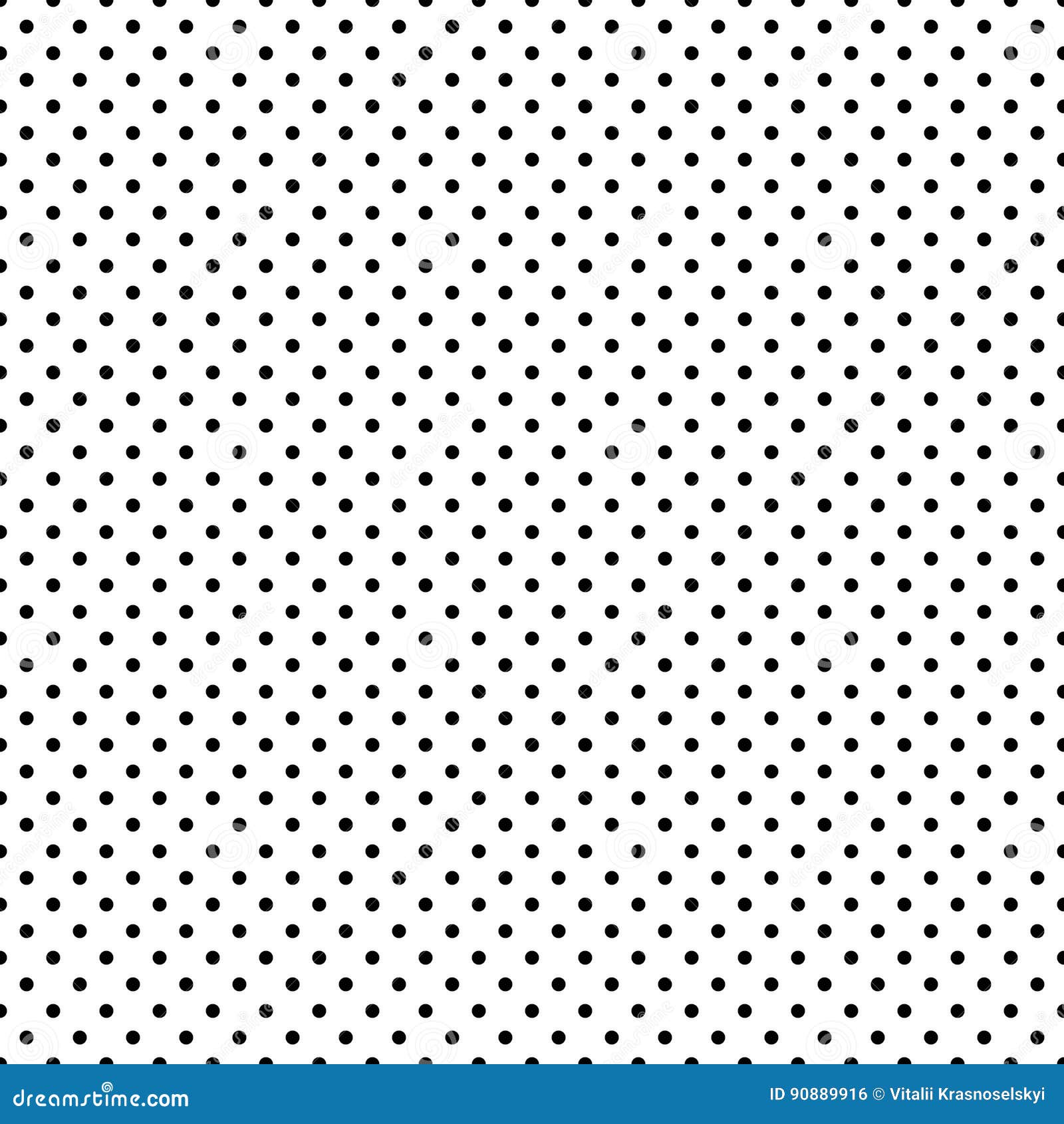 Seamless Polka Dot Pattern on a White Background Stock Vector ...