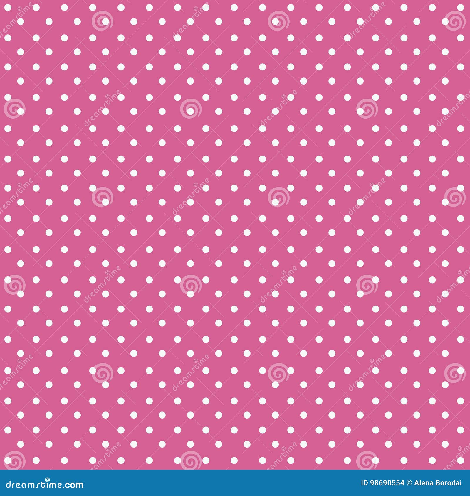 Seamless Polka Dots Pattern Background Stock Vector - Illustration of ...