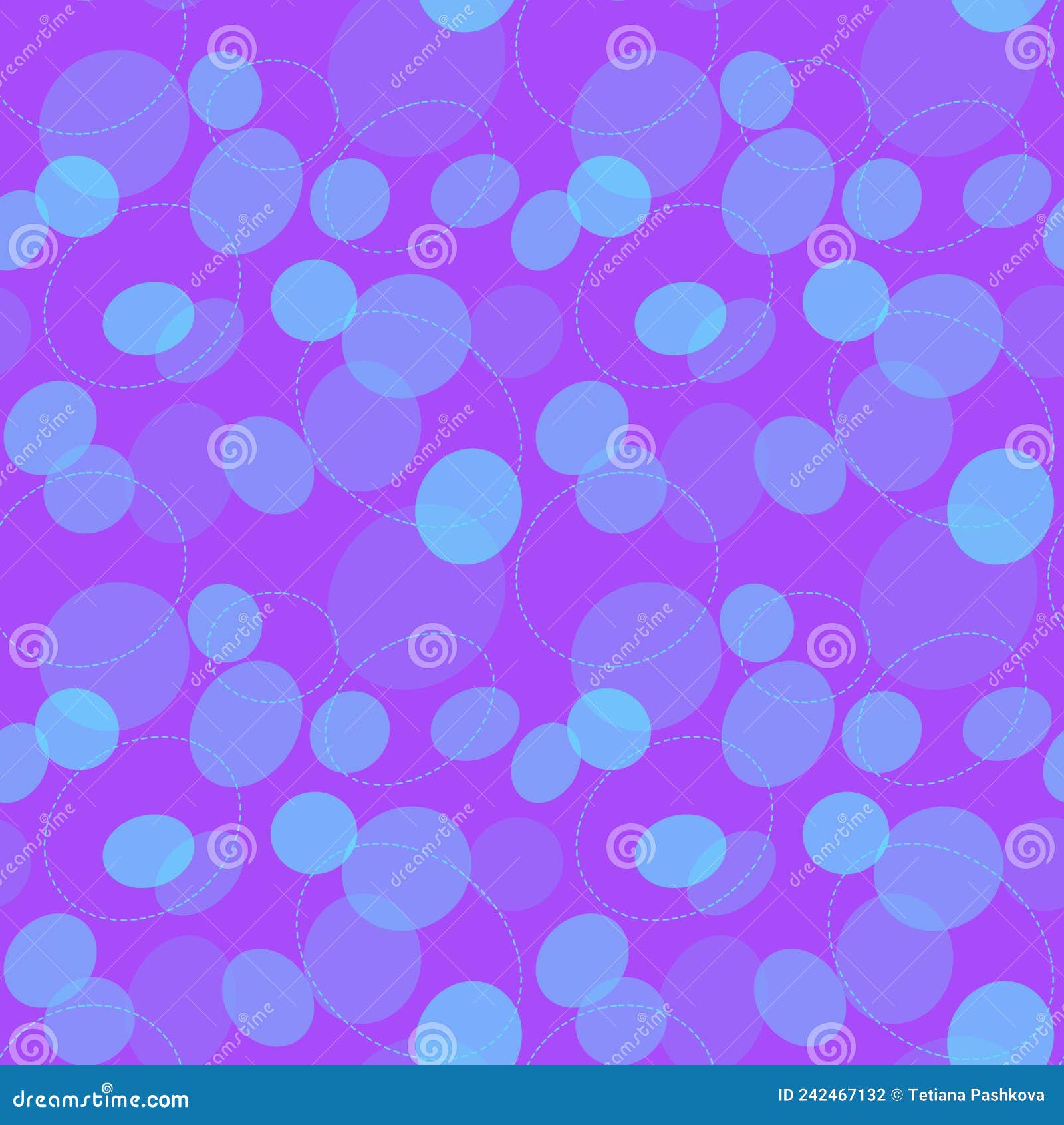 Seamless Polka Dots Pattern for Fabrics and Textiles and Packaging and ...