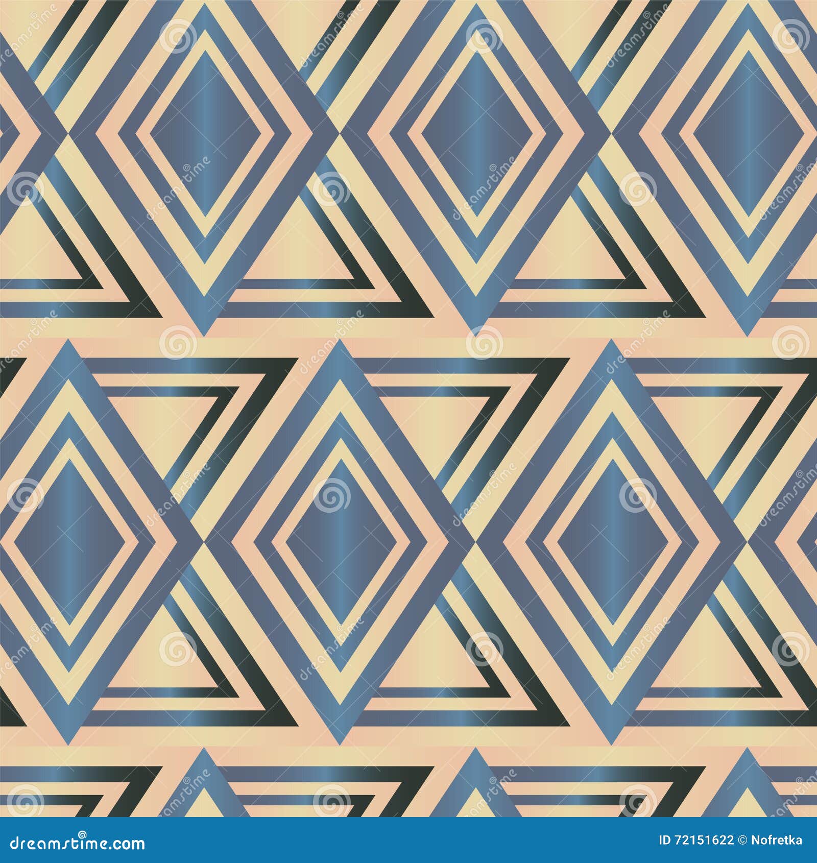 Seamless Polygonal Diamond Pattern. Geometric Abstract Background Stock ...