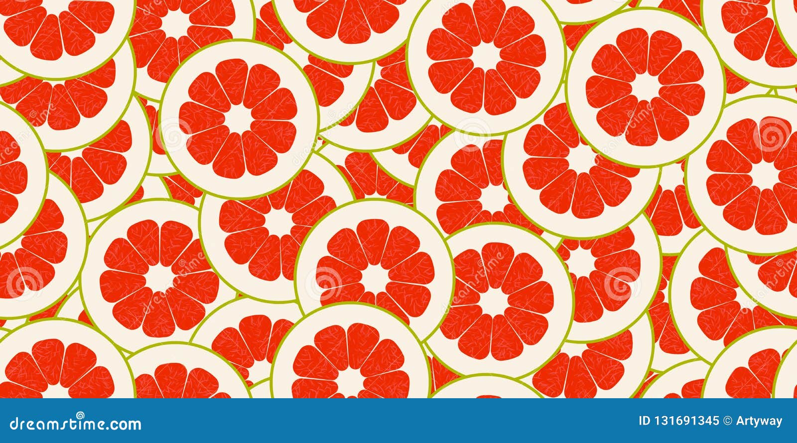 Seamless Pomelo Vector Pattern. Minimalistic Food Background. Vitamins ...
