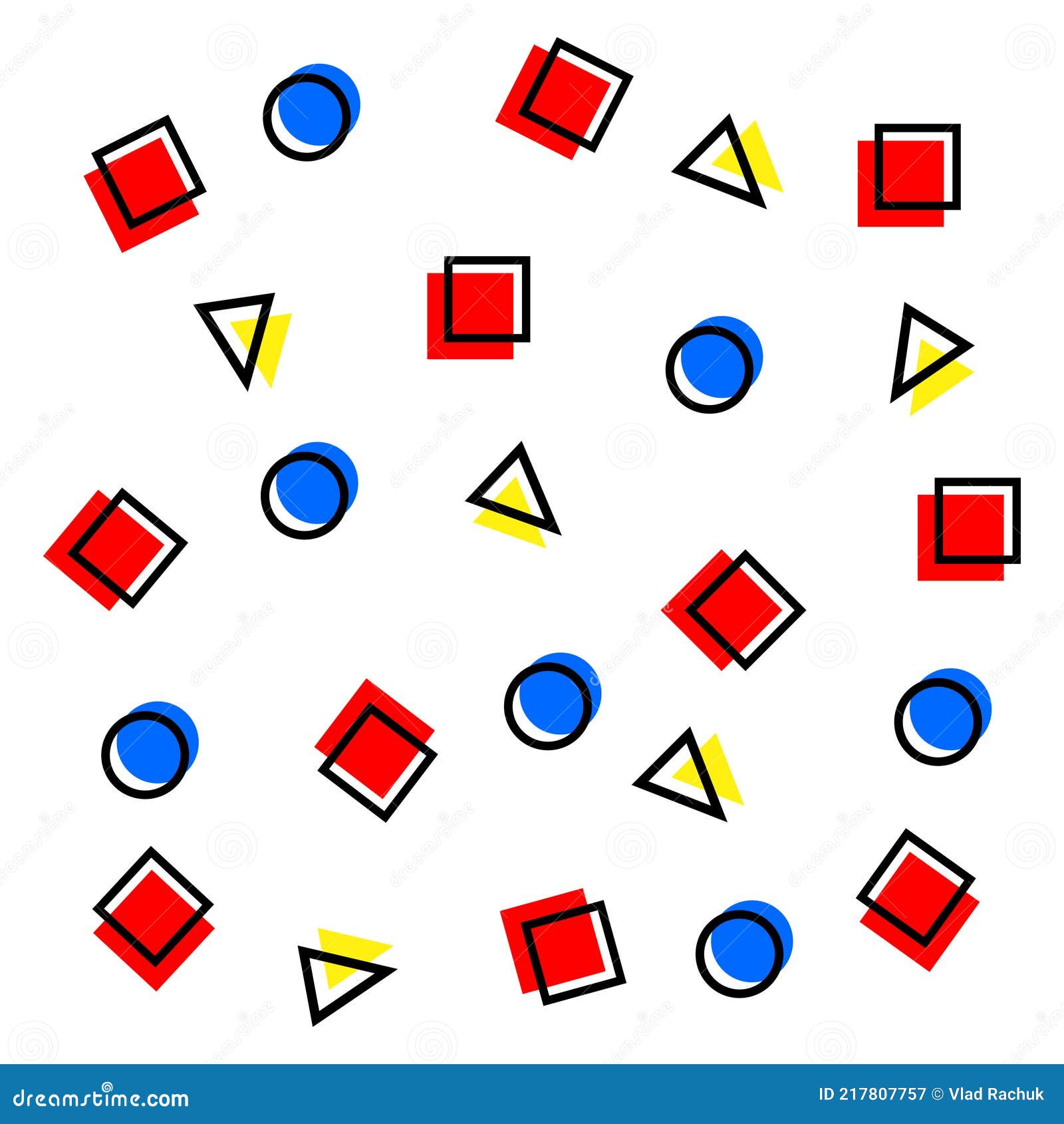 Seamless Primitive Geometric Patterns For Tissue And Postcards. Trendy ...