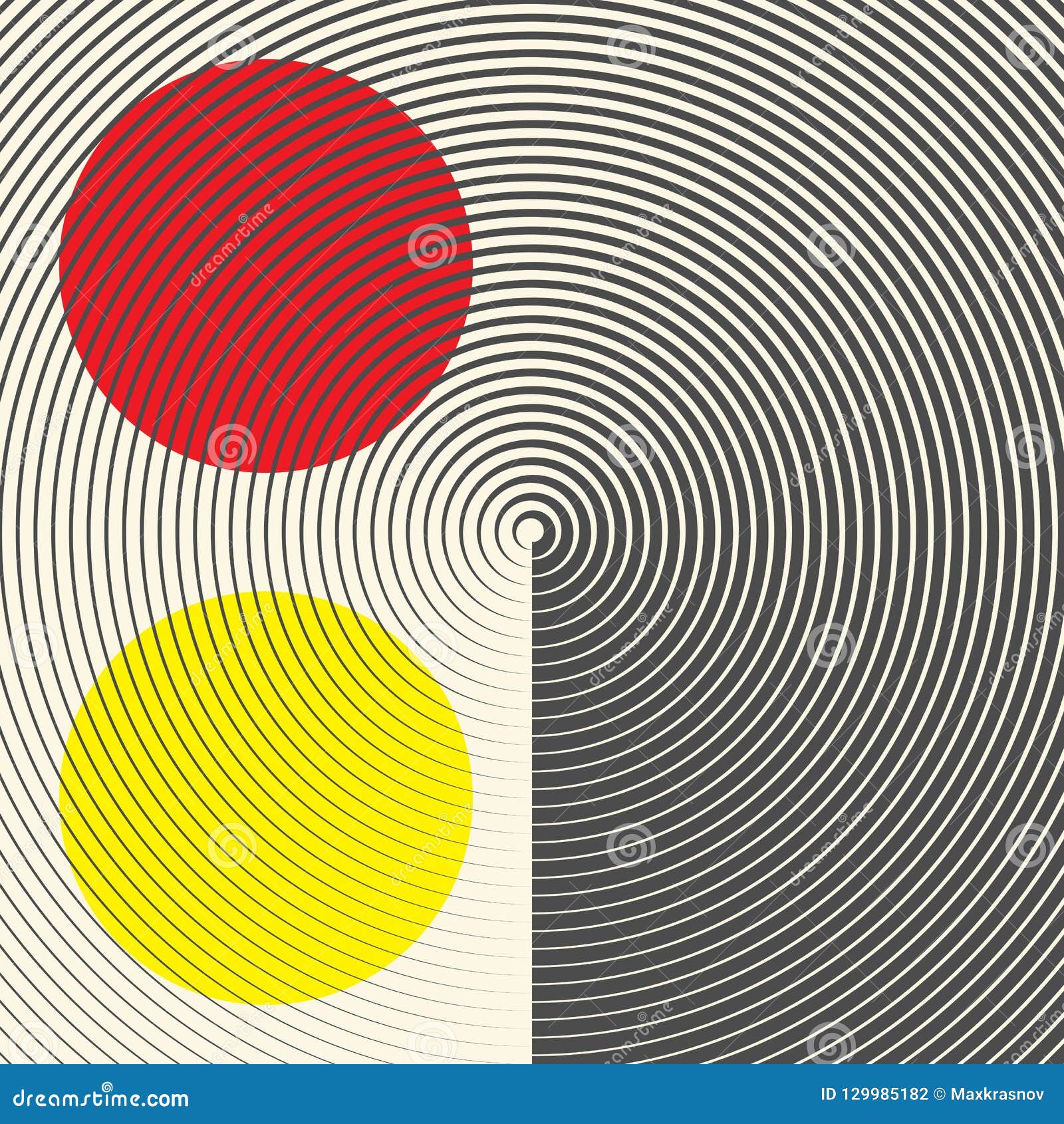 Seamless Psychedelic Design. Geometric Ornament Background Stock Vector ...