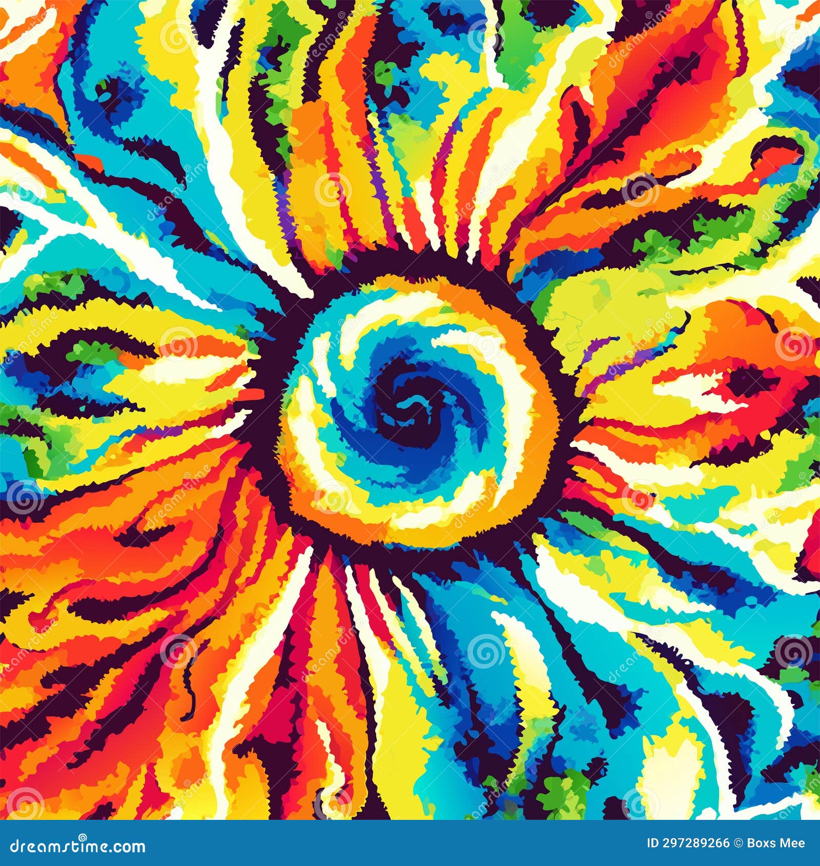 Seamless Psychedelic Pattern with a Psychedelic Effect. Psychedelic ...