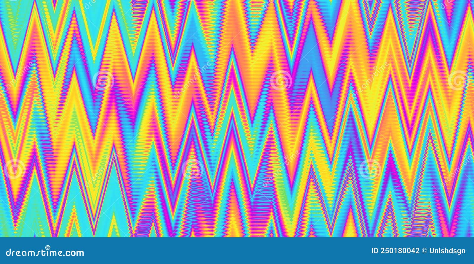 Psychedelic Rainbow Colored Optical Illusion Lines Vector Insane Art ...