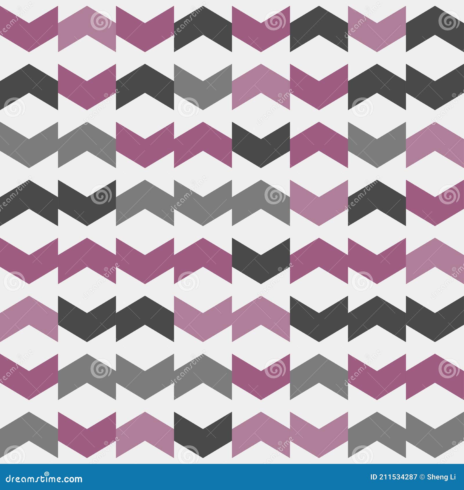 The Seamless Purple and Grey Arrows Fabric Patterns Stock Vector ...