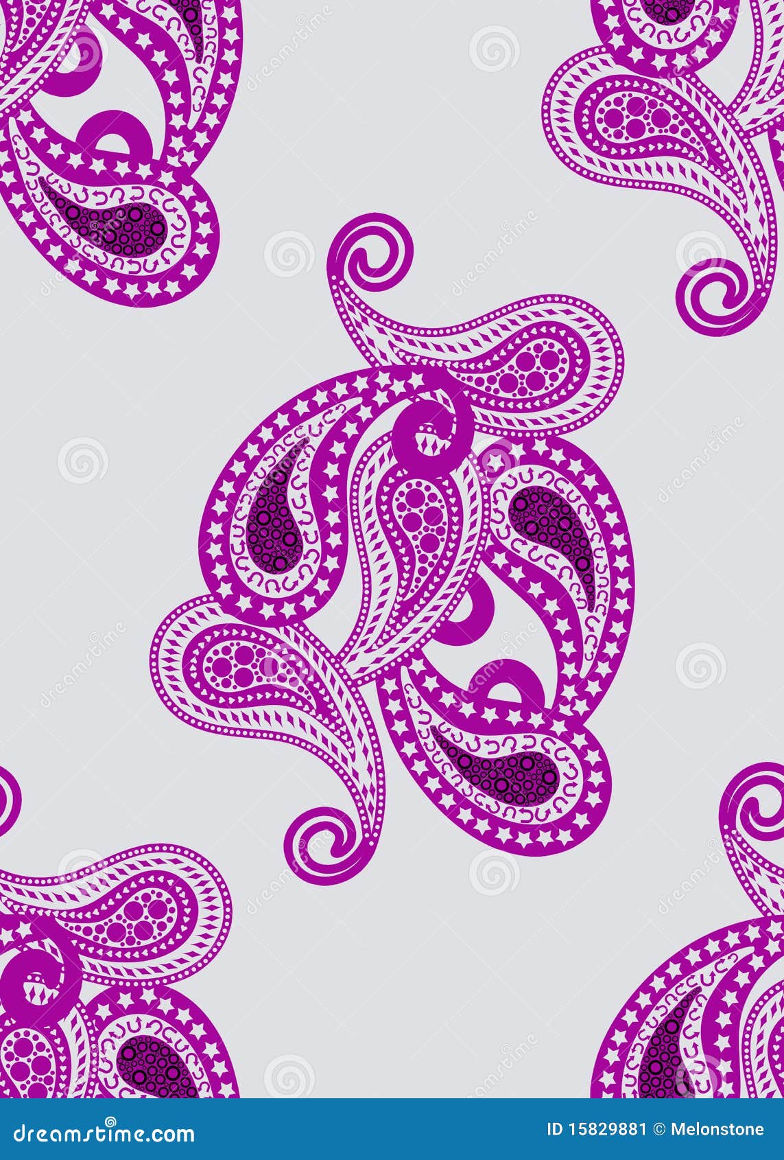 Purple Paisley Wallpaper