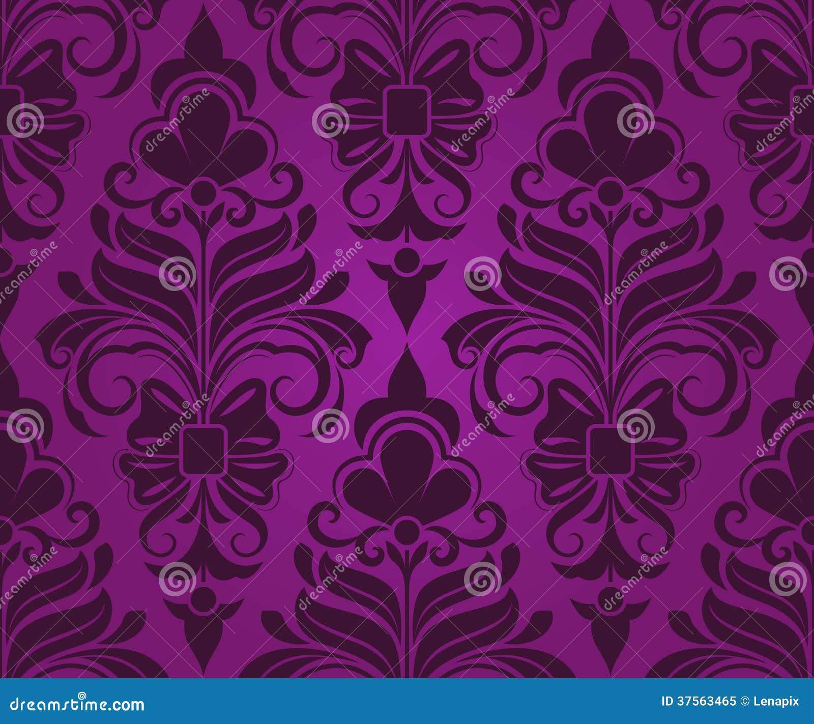 Seamless purple pattern. stock vector. Illustration of cool - 37563465