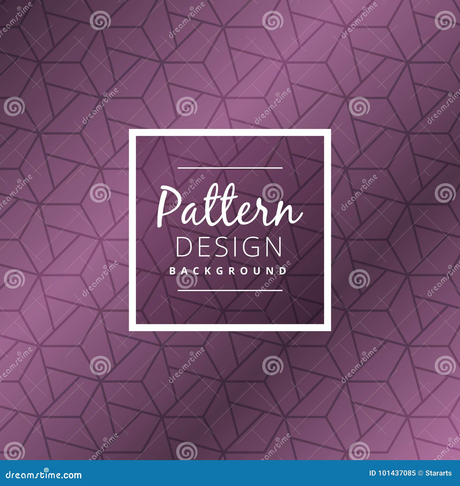Seamless Purple Pattern Design Vector Design Illustration Stock Vector ...